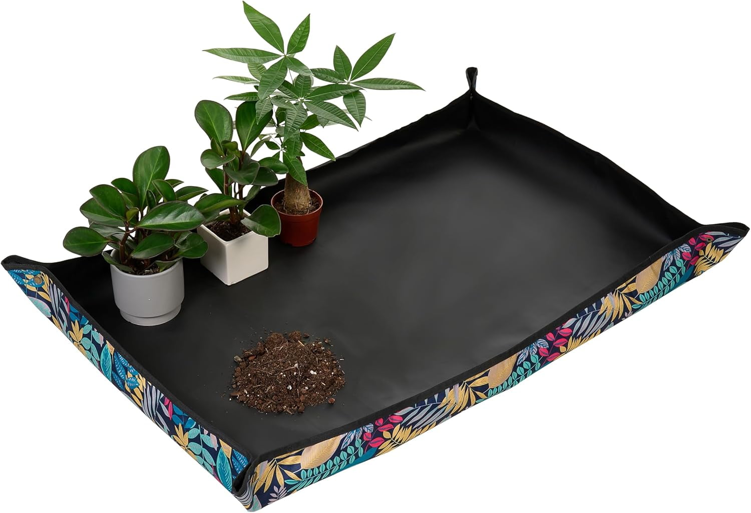 Wellsay Extra Large Foldable Waterof Repotting Mat for Indoor Plants ...