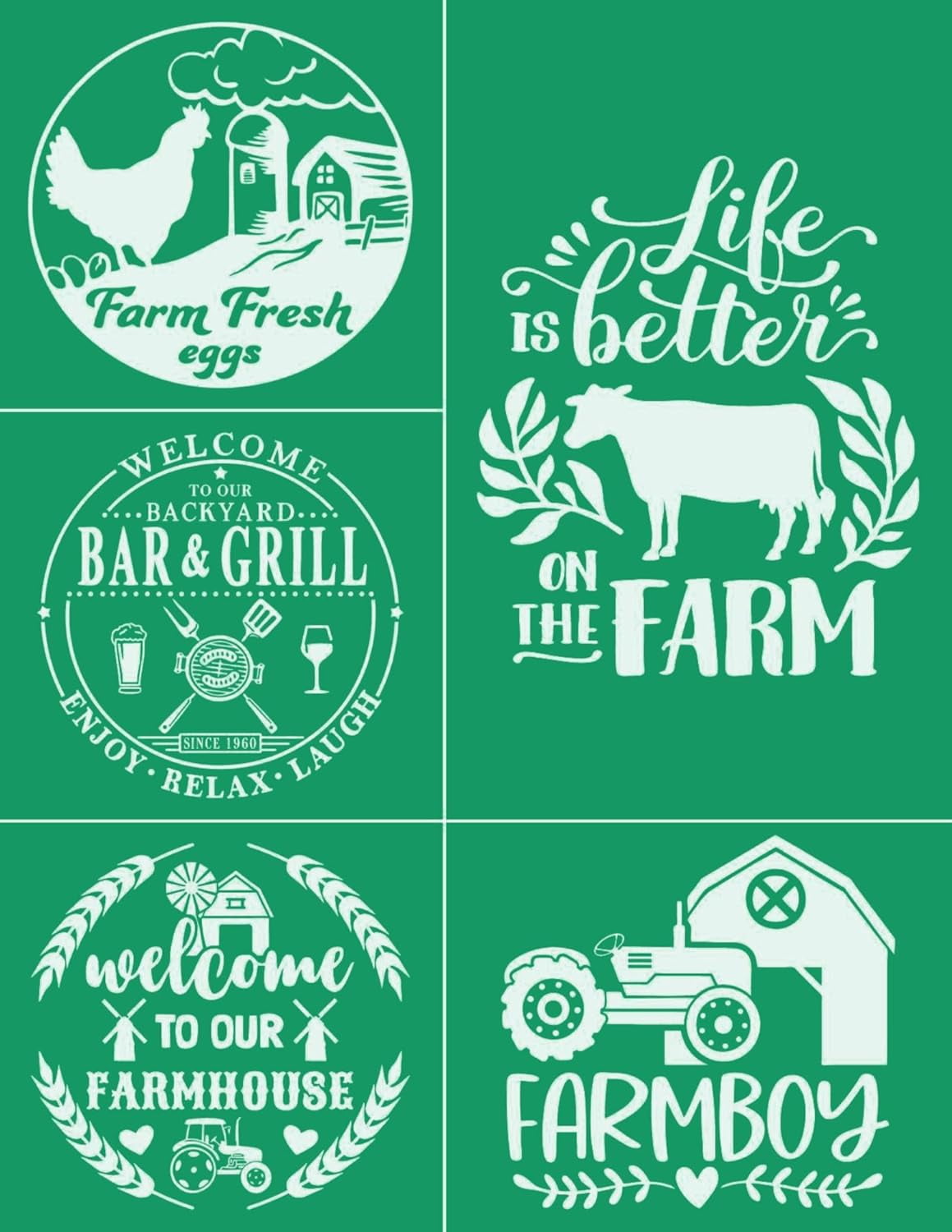 Wellsay Farm Silk Screen Stencils Silk Screen Printing Stencil S ...