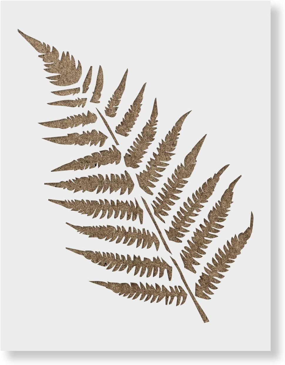 Wellsay Ferns Stencil - Leaf Wall Stencil, Ferns Stencil, Leaf Stencil ...
