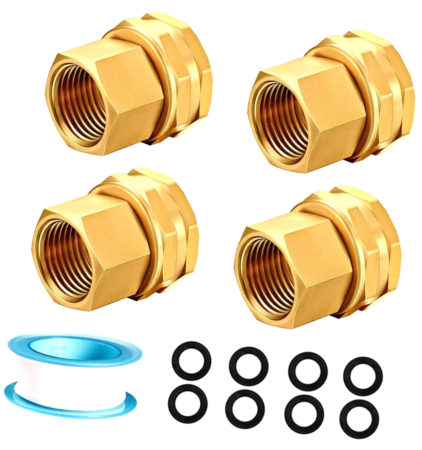Wellsay Fittings Connectors Adapter - Solid Repair Double Female to ...