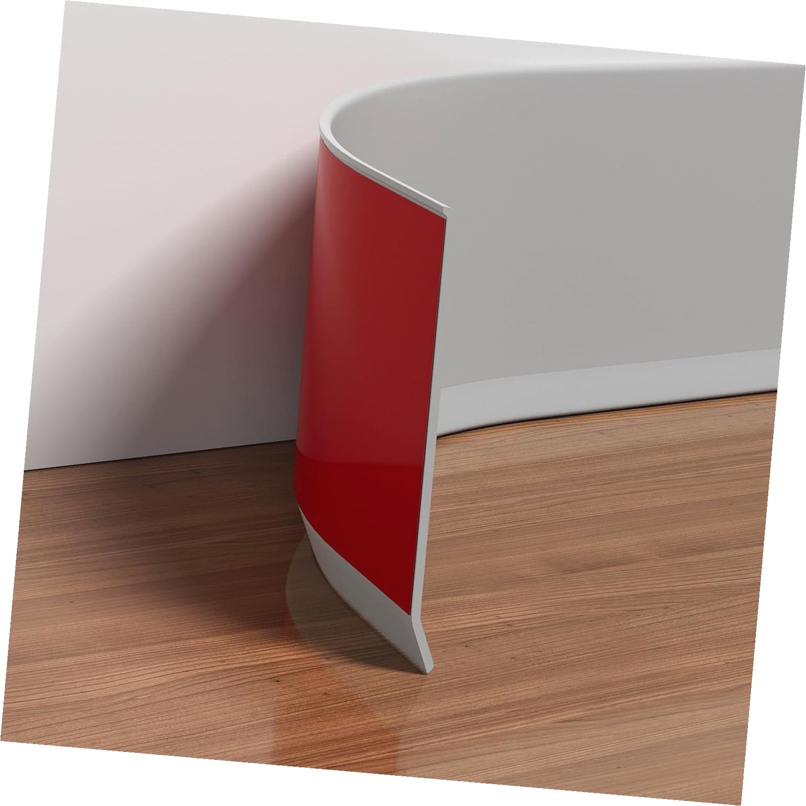 Wellsay Flexible Vinyl Baseboard , 4 Inch and Stick Baseboard, Rubber ...