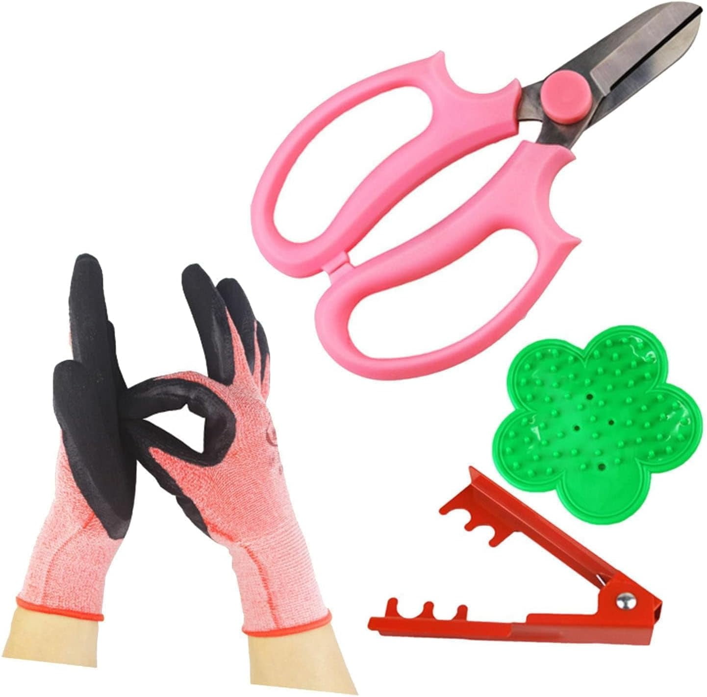 Wellsay Flower for Stems, 4pcs Garden Scissors for Plant Gardening ...