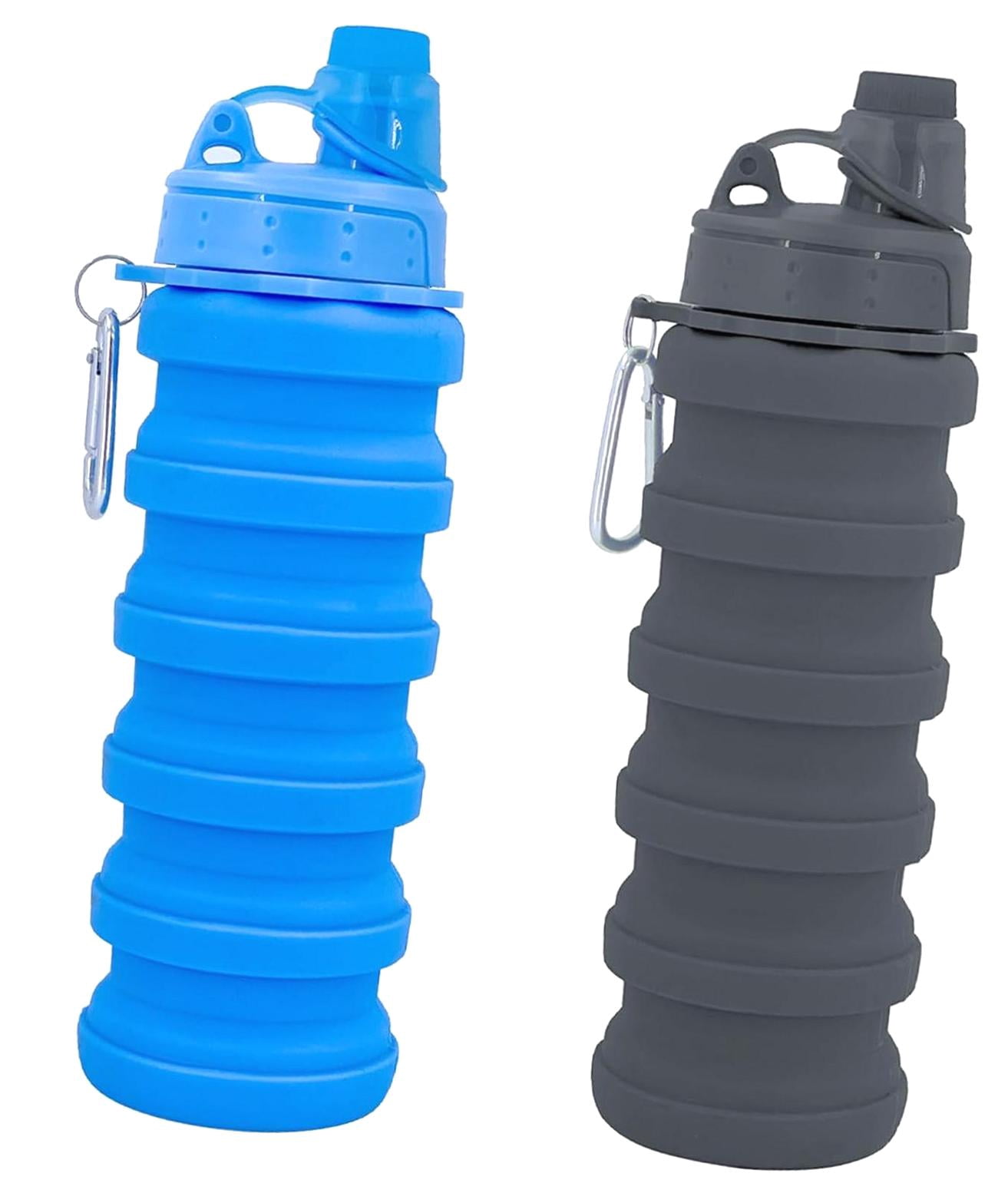 Wellsay Foldable Travel Water Bottle, Portable Sports Flask with ...