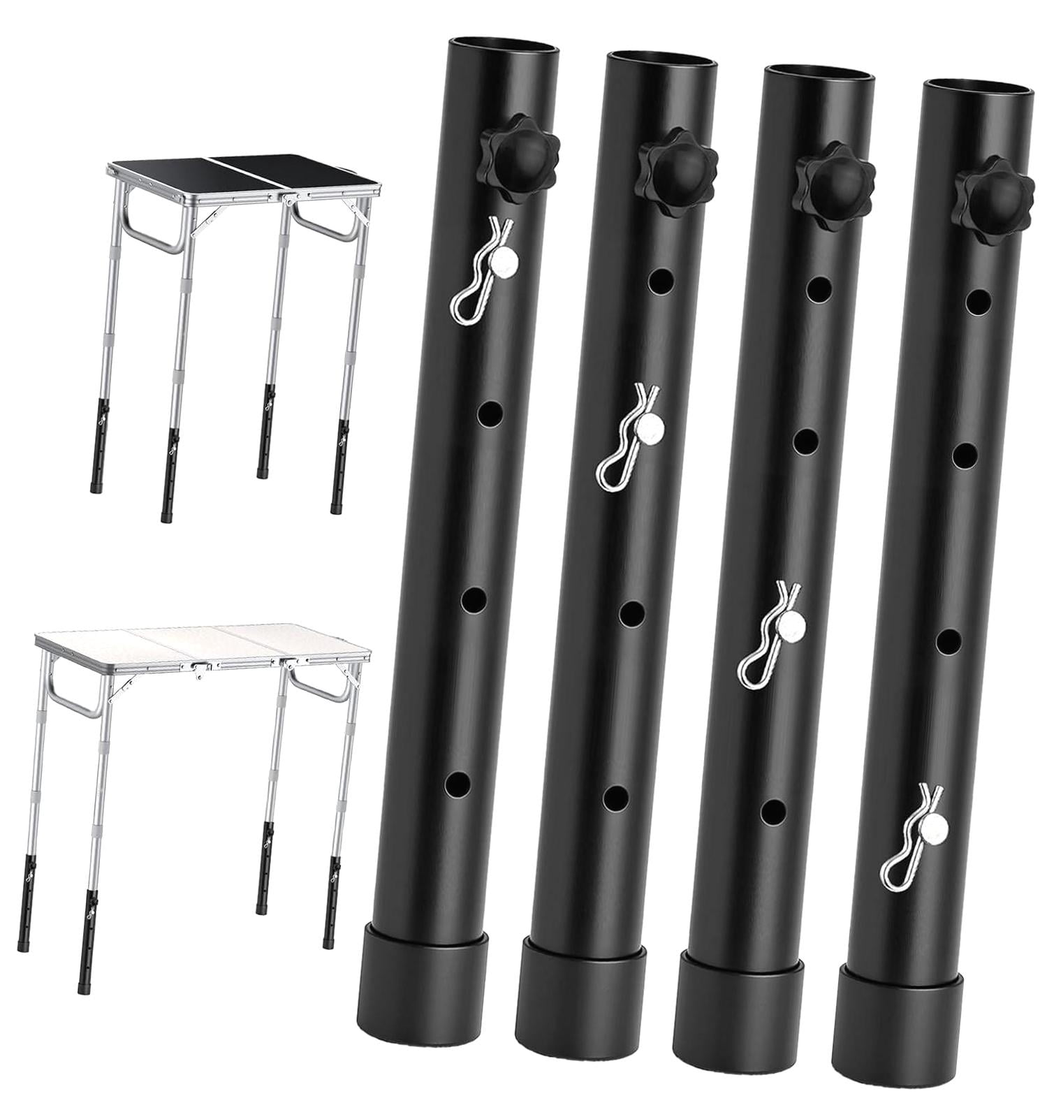 Wellsay Folding Extenders, Steel Folding Tables Leg Risers for Straight ...