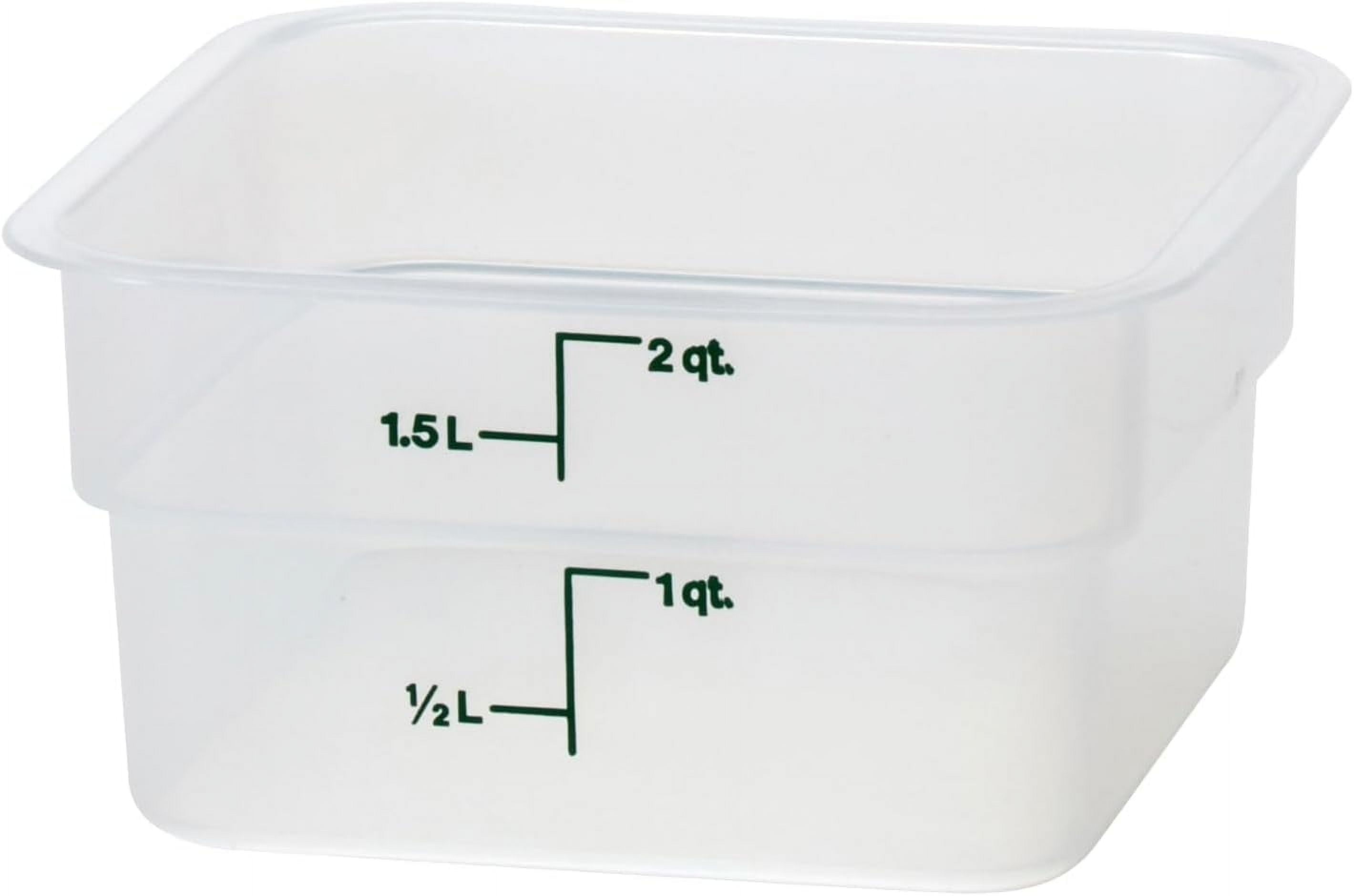Wellsay Food Storage Container with Lid (BPA-Free) - 2 Pack - Classic ...