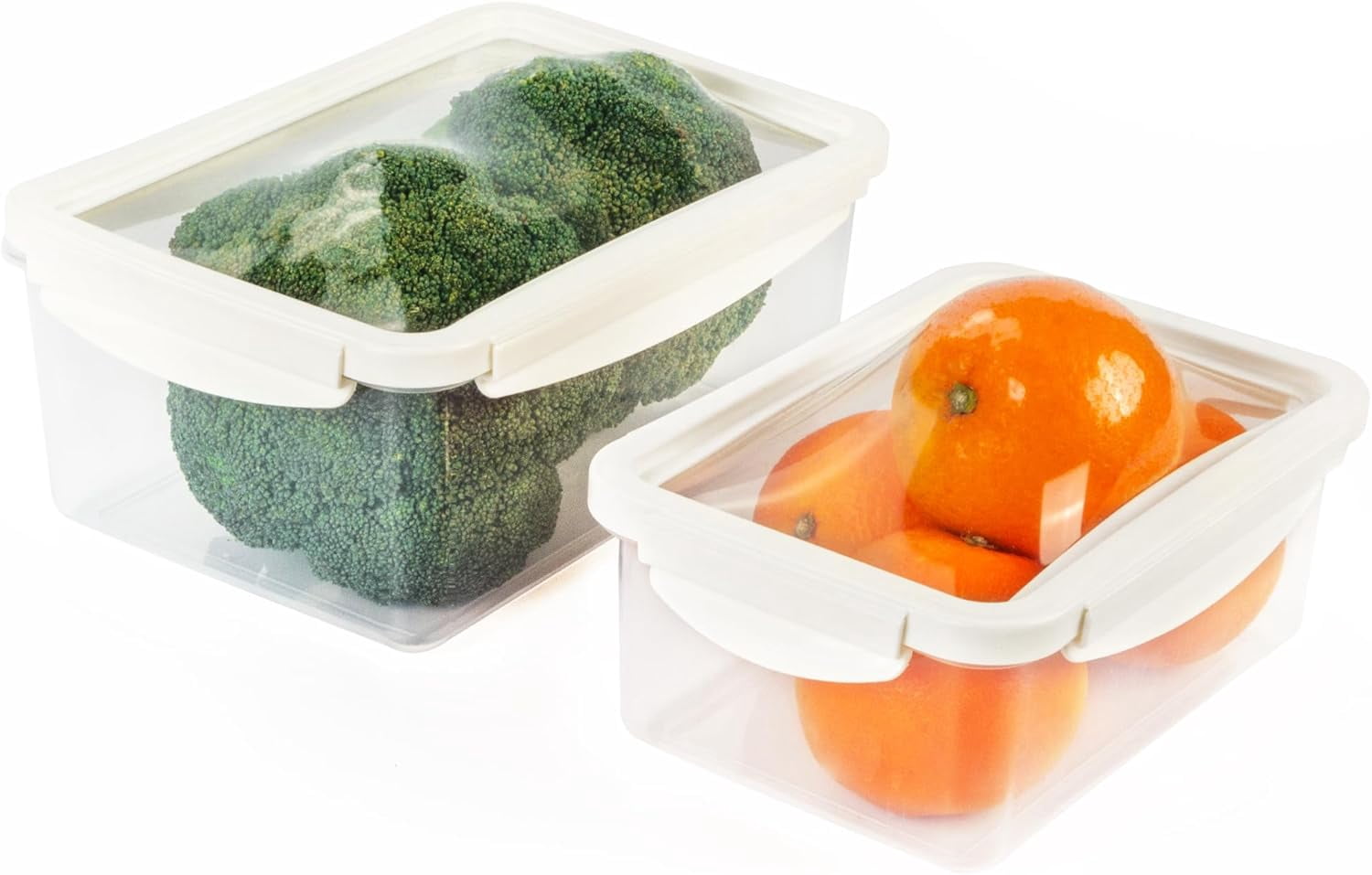 Wellsay Food Storage Containers with silicone stretch lids for Food ...