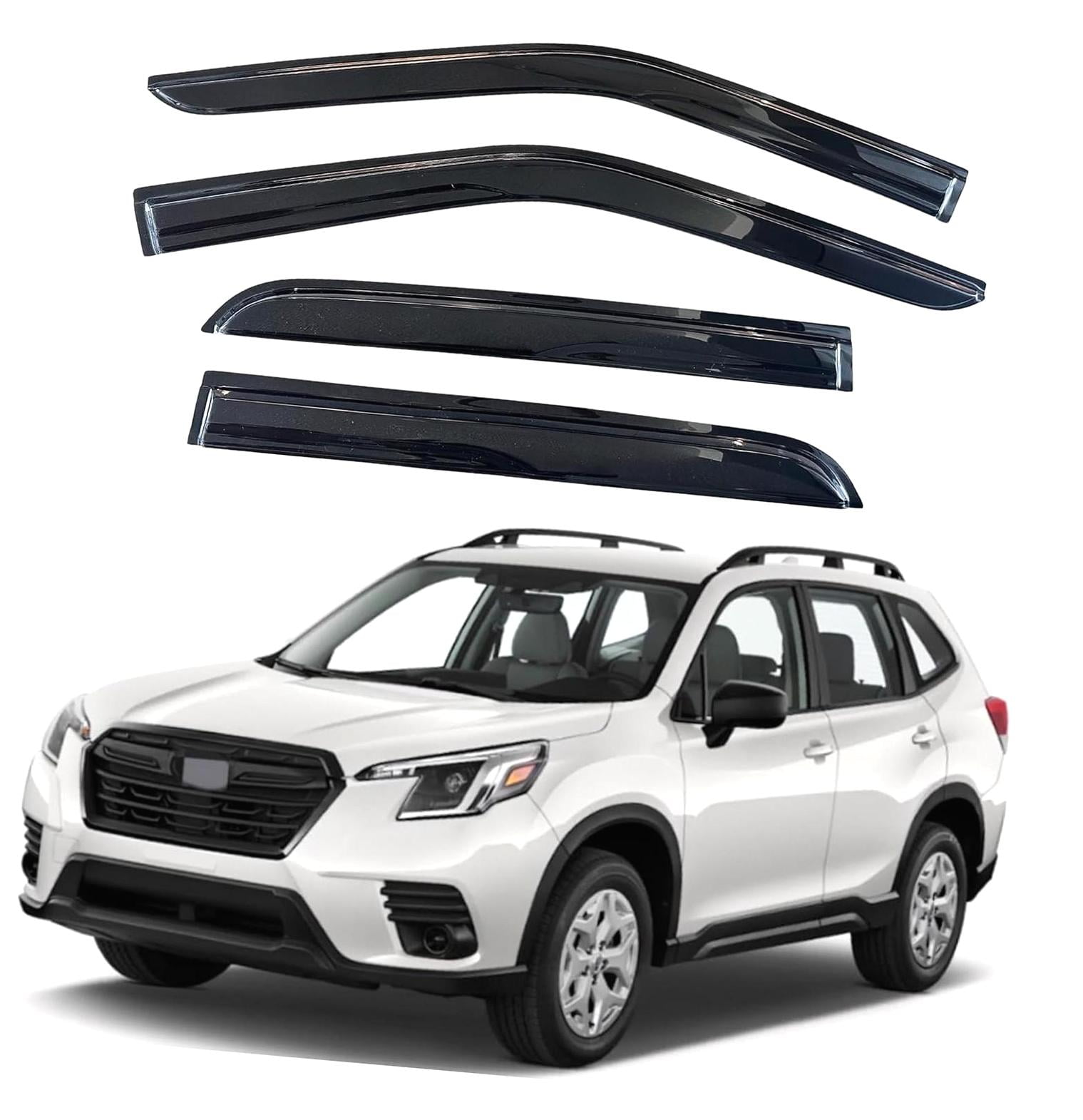 Wellsay Forester 2019-2024 Window Visor, 4PC Rain Guard Side Vent ...