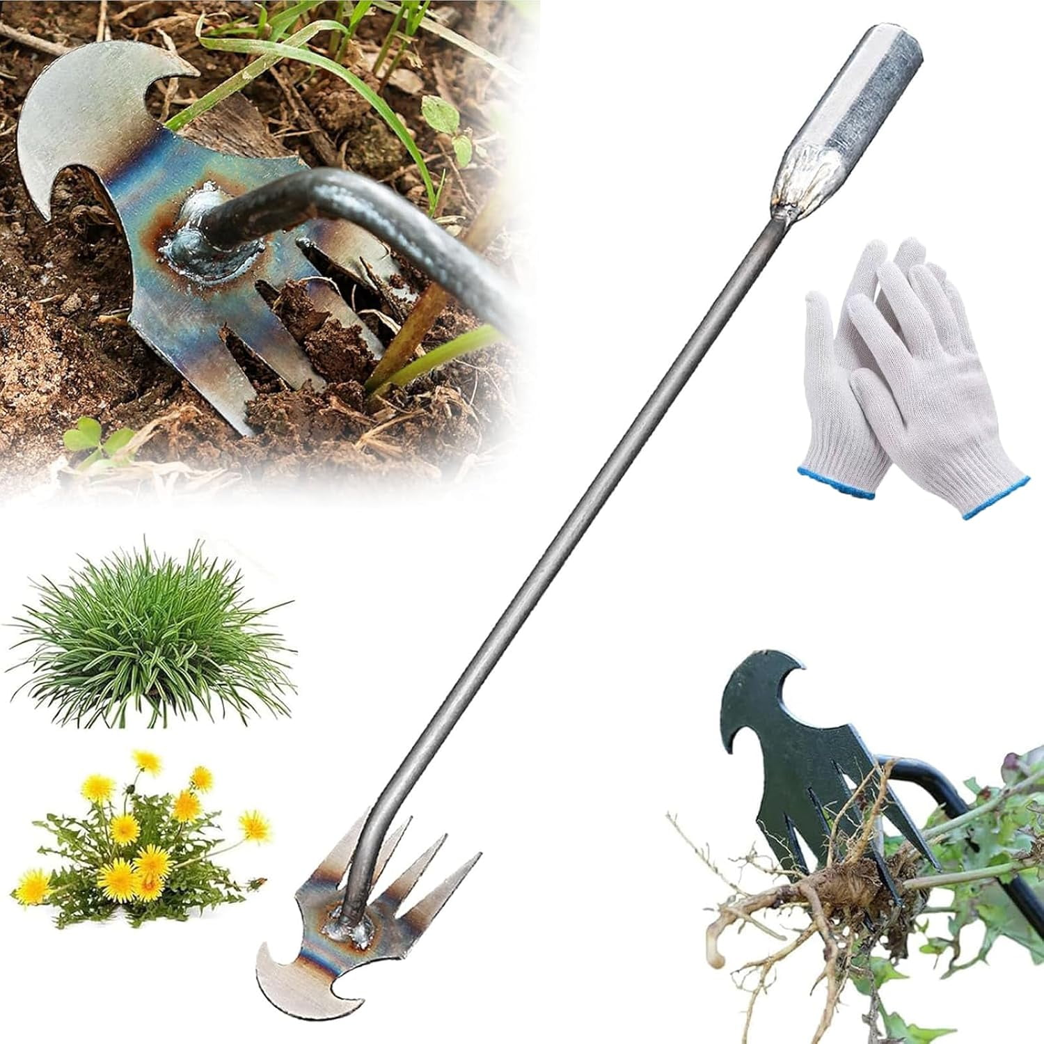 Wellsay FoxyleWeeder, FoxyleWeed Puller Tool, Garden Weed Pulling Tool ...