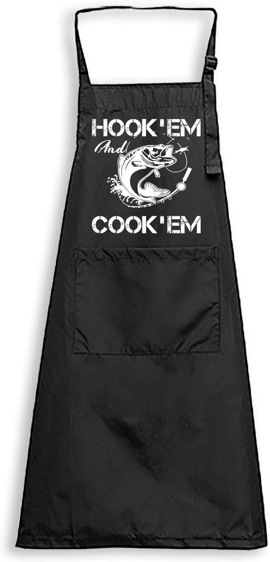Wellsay Funny shing An for Men - Best Hook 'em and Cook 'em shing An ...