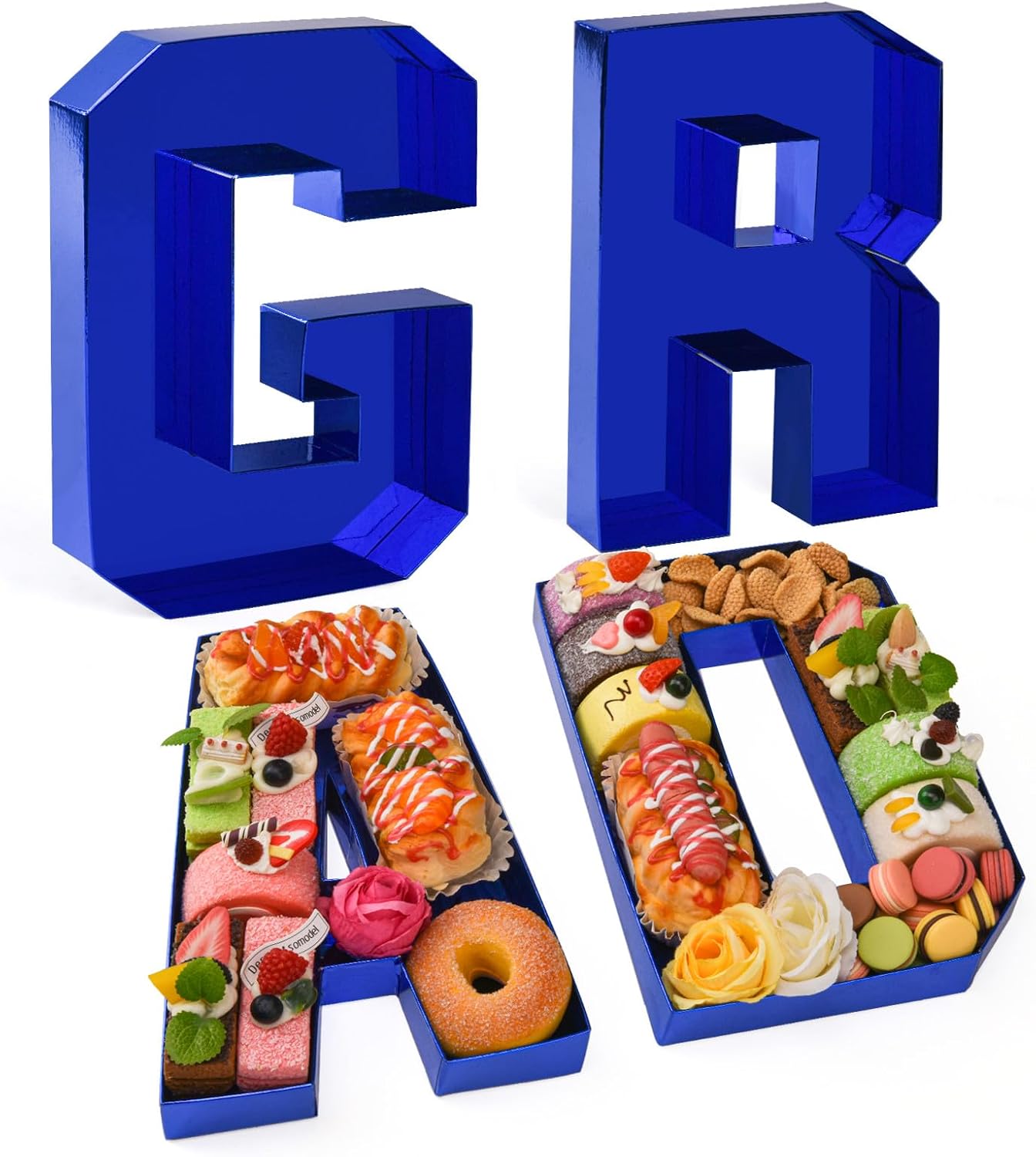 Wellsay GRAD Set Cardboard Letter for Charcuterie 10.2'' Black Grad ...