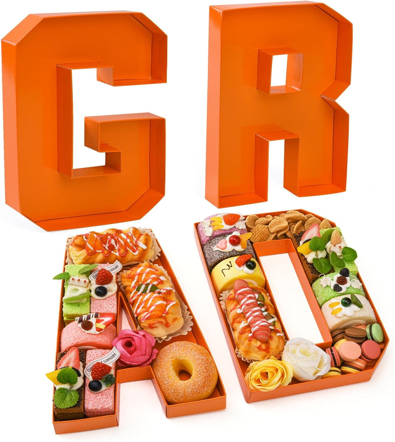 Wellsay GRAD Set Cardboard Letter for Charcuterie 10.2'' Black Grad ...