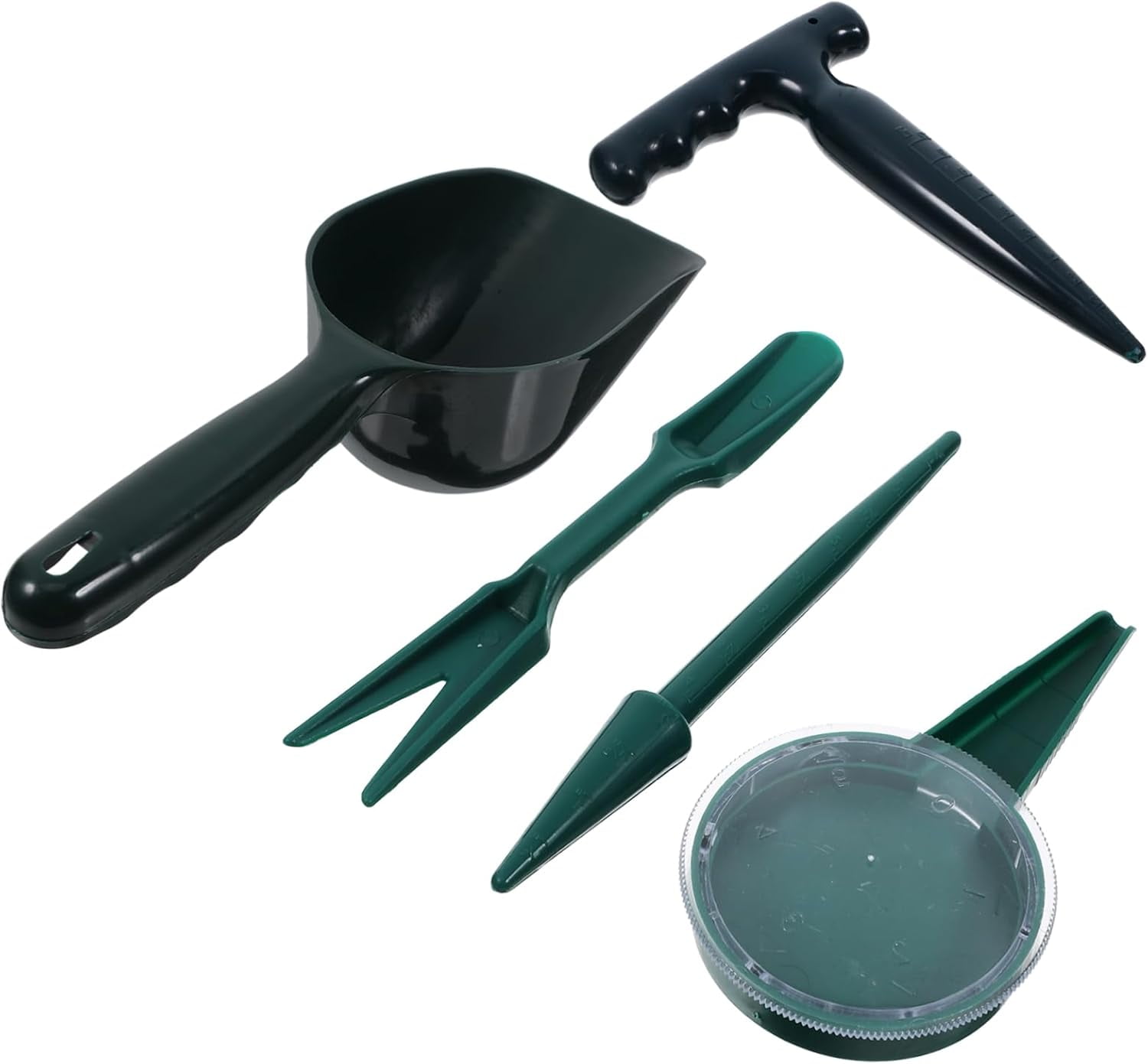 Wellsay Garden Dibber Shovel Long Handle Seedling Digging Hole Drilling ...