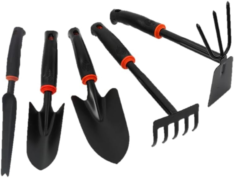 Wellsay Garden Hand Tool Set, Mini Shovel and Spade Kit for Planting ...