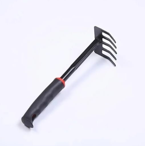 Wellsay Garden Hand Tool Set, Wide Shovel Hand Cultivator Rake, Double ...