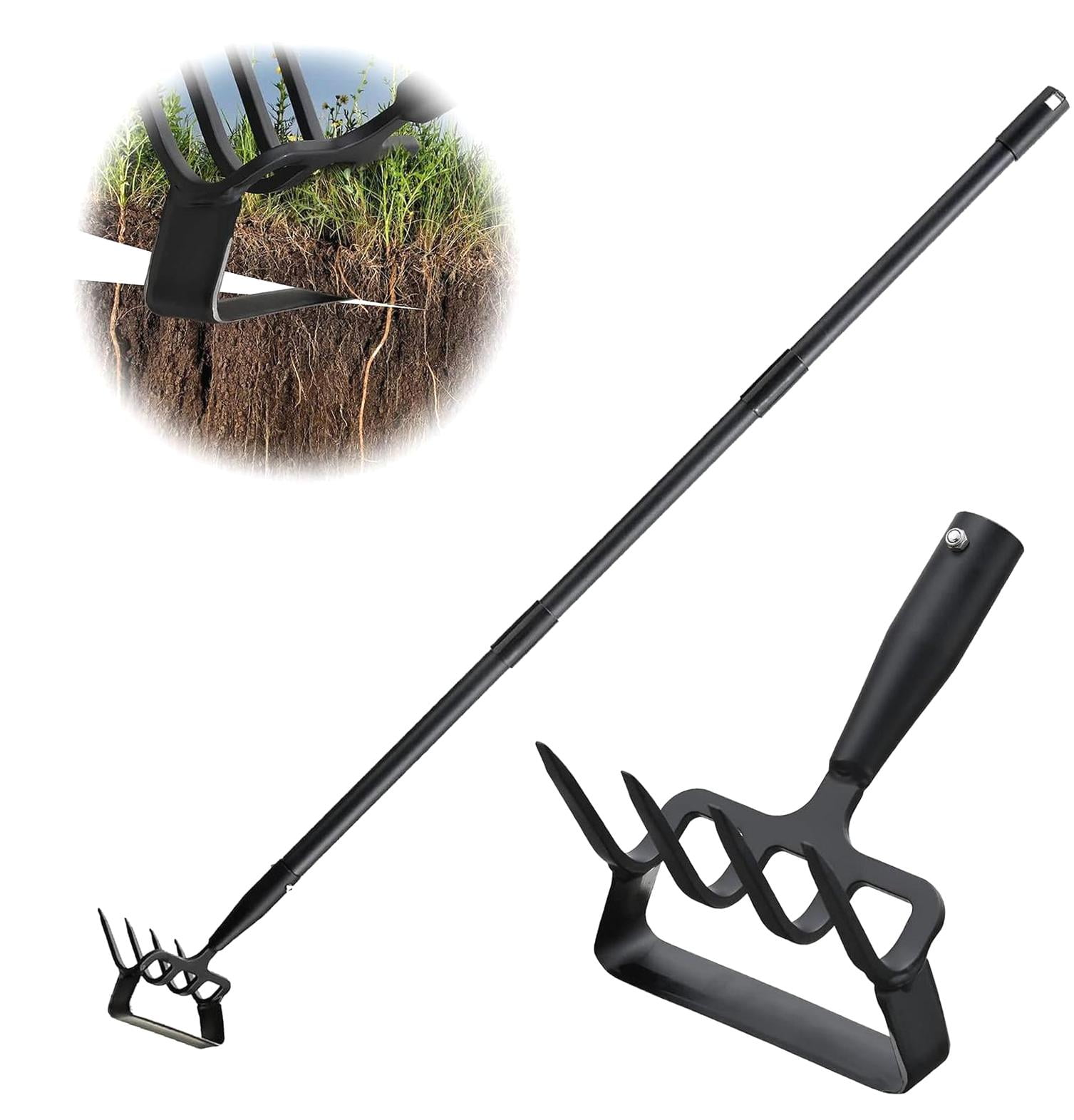 Wellsay Garden Hoe, Cultivator Stirrup Hoe for Weeding, 73 Inch ...