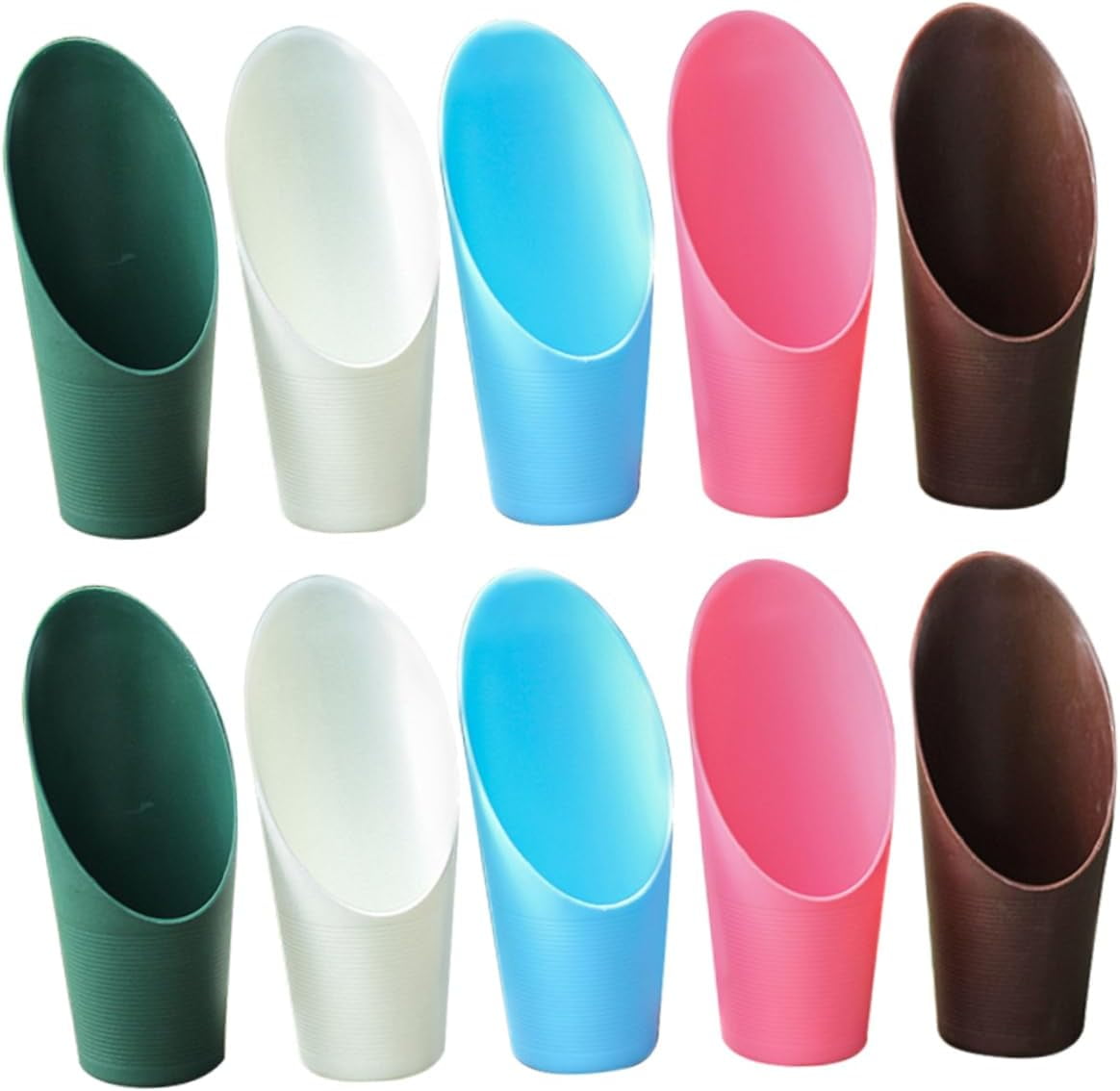 Wellsay Garden Soil Scoop Set 10pcs Mini Shovel Planting Shovel Cup ...