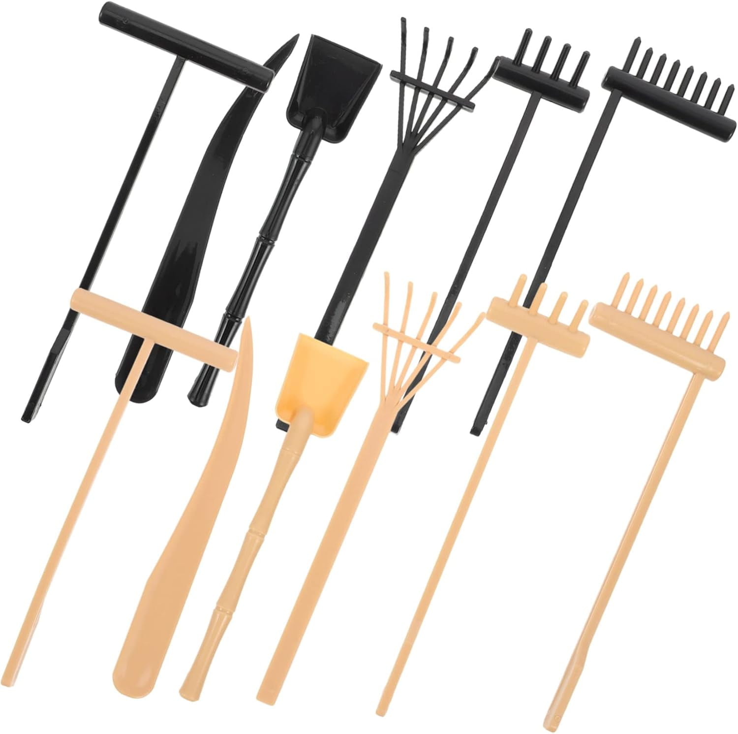 Wellsay Garden Supplies Sand Tray Rake Set Mini Rake Tools for Desktop ...