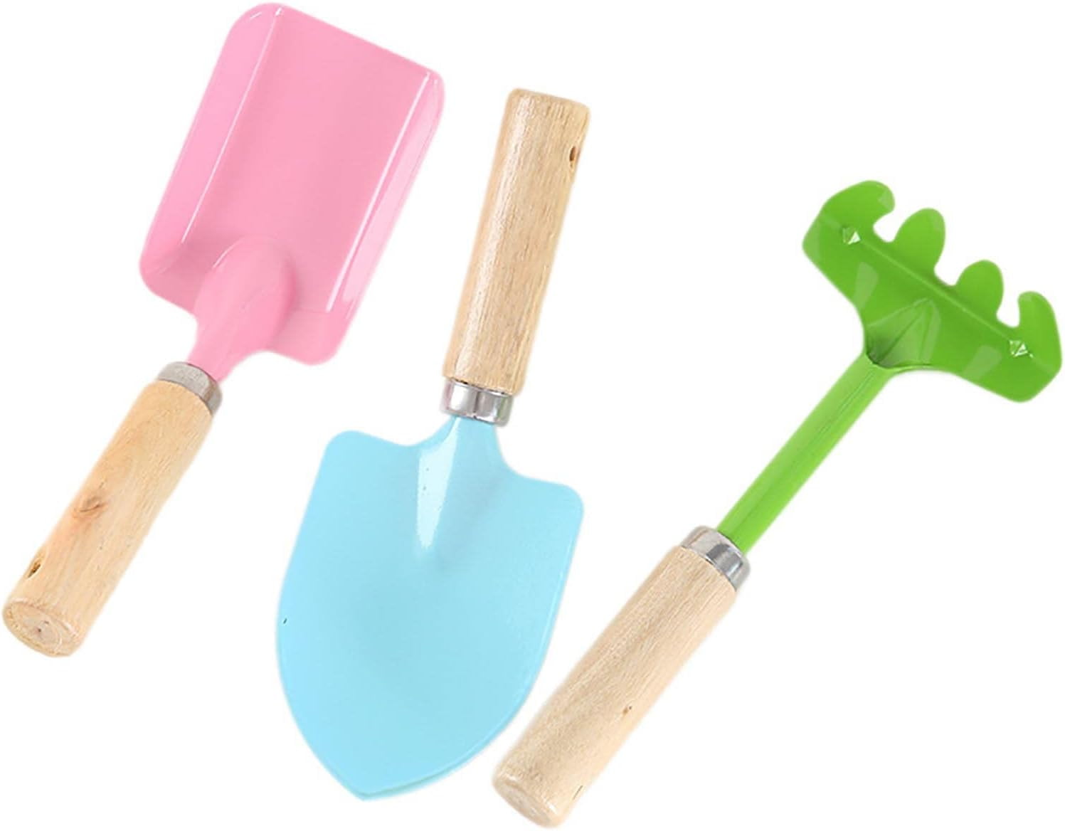 Wellsay Garden Tool Set Heavy Duty 3 Piece Gardening Kit Garden Spade ...
