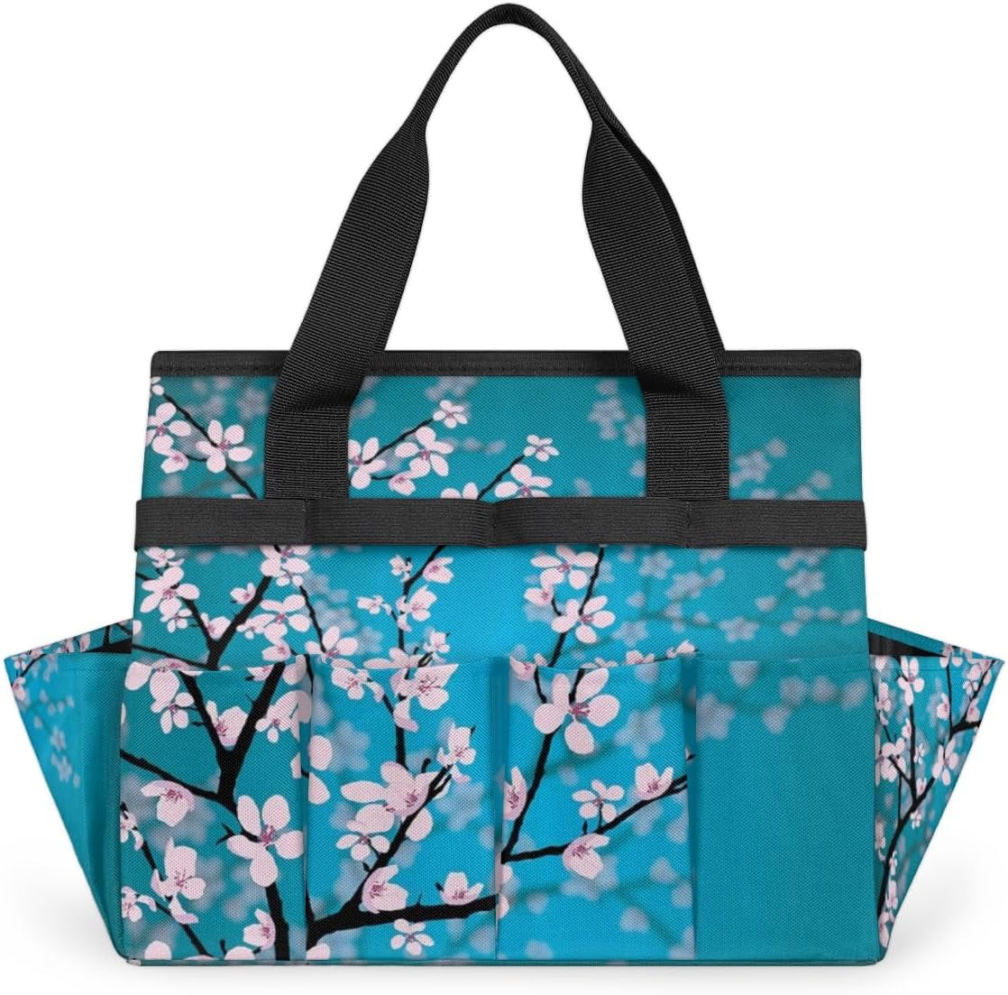 Wellsay Garden Tool Tote Bag for Women Men Flower Branches Gardening ...