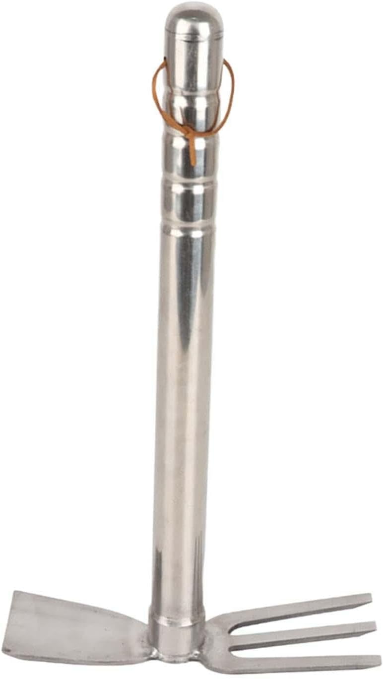Wellsay Gardening Hand Tiller Tool Stainless Steel 15.1inch Long ...