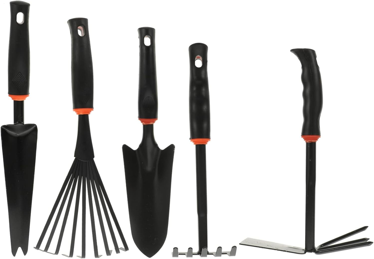Wellsay Gardening Small Shovel Tool Set 5pc Multi-pose Soil Dig Tool ...