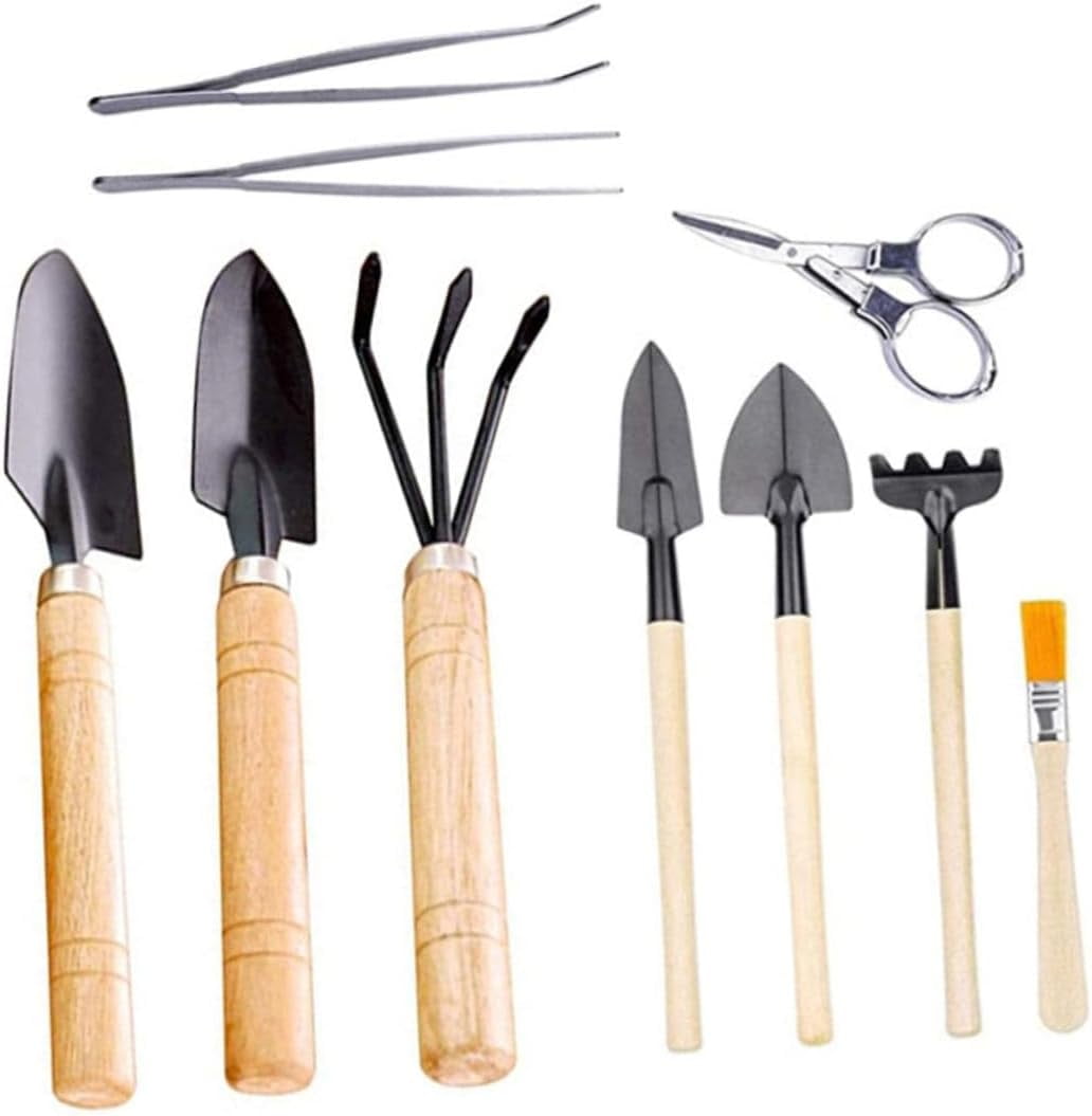 Wellsay Gardening Tool Set 10-Piece Kit for Detecting Planting for ...