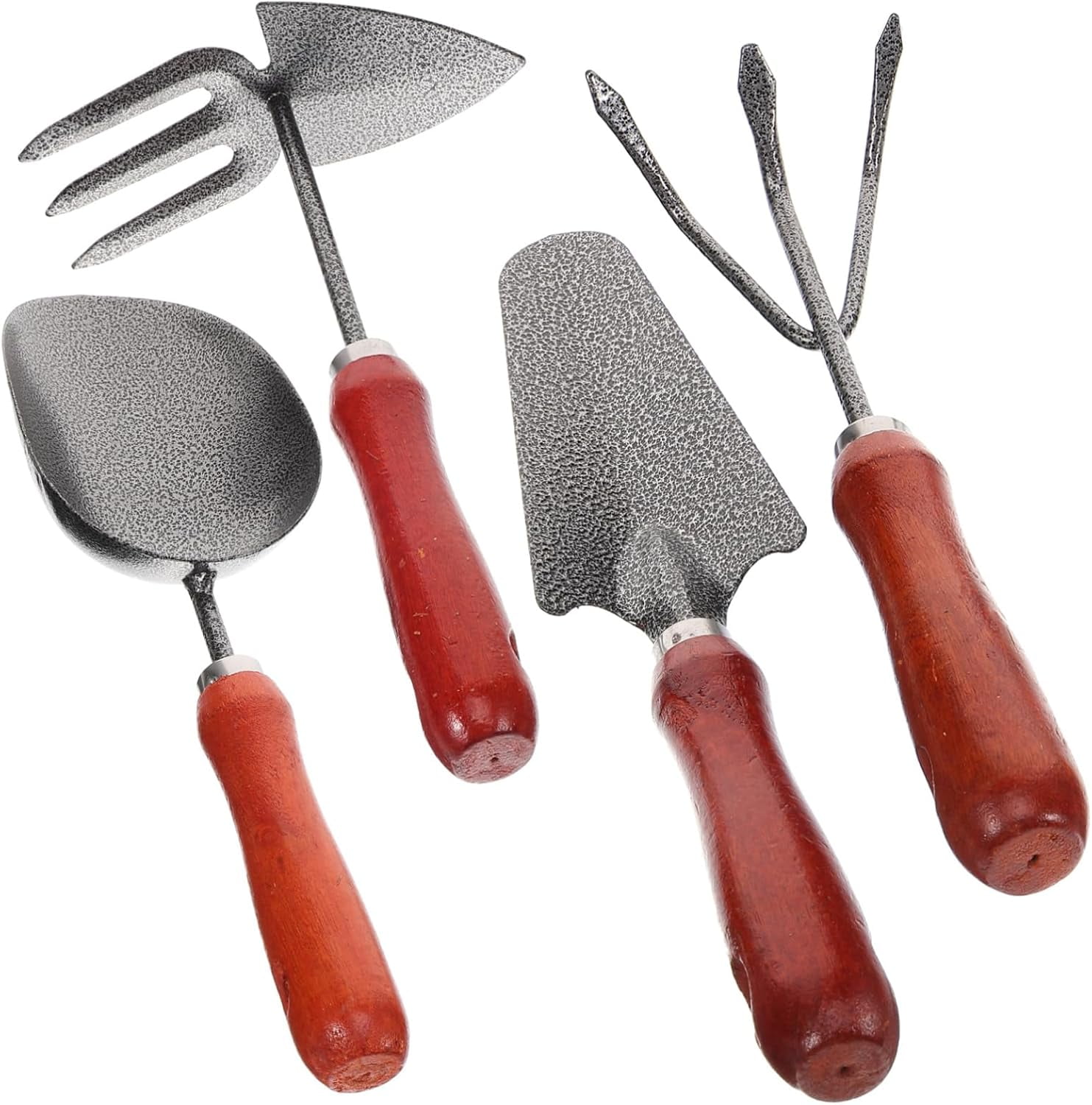 Wellsay Gardening Tools Wood Handle Set of Hand Tools for Women ...