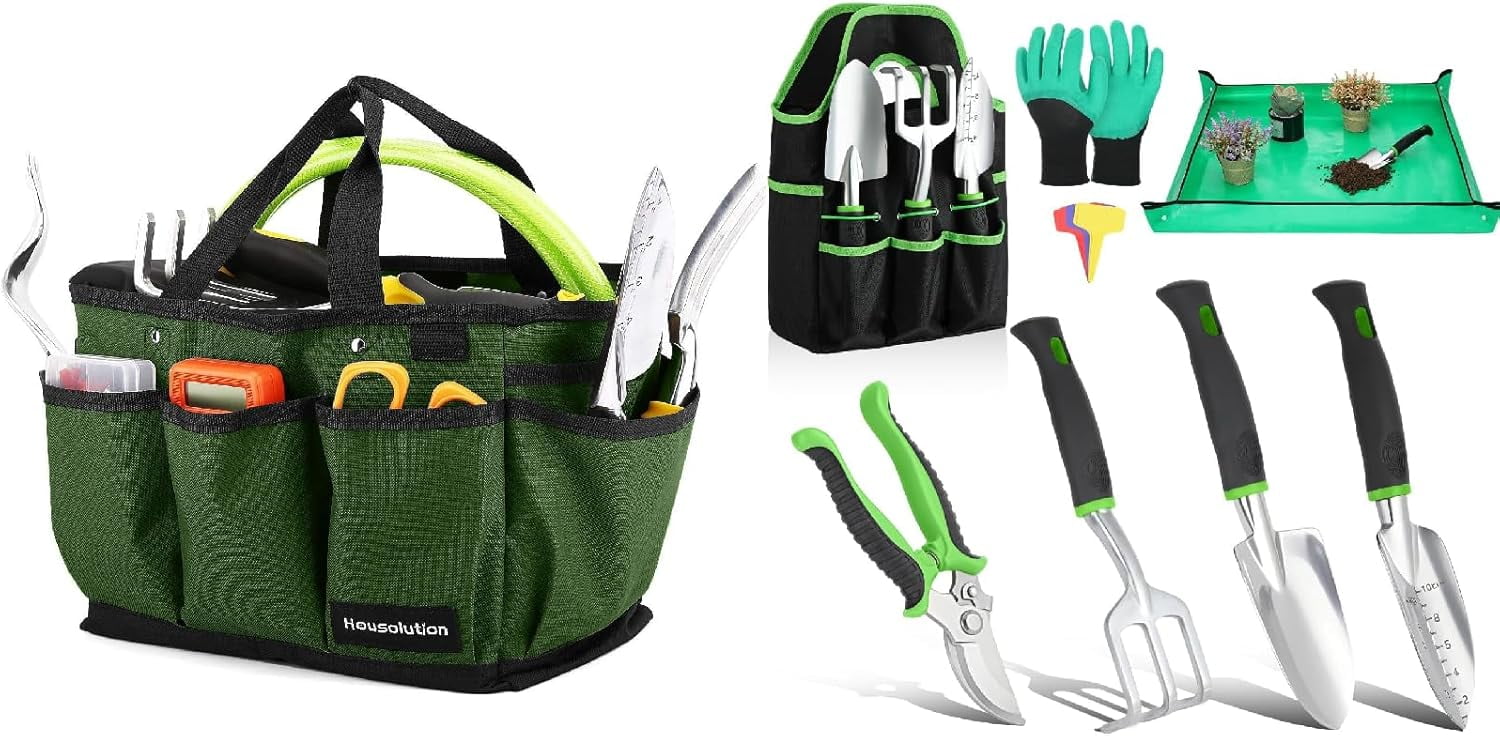 Wellsay Gardening Tote Bag with 8PCS Garden Tools Set - Walmart.com