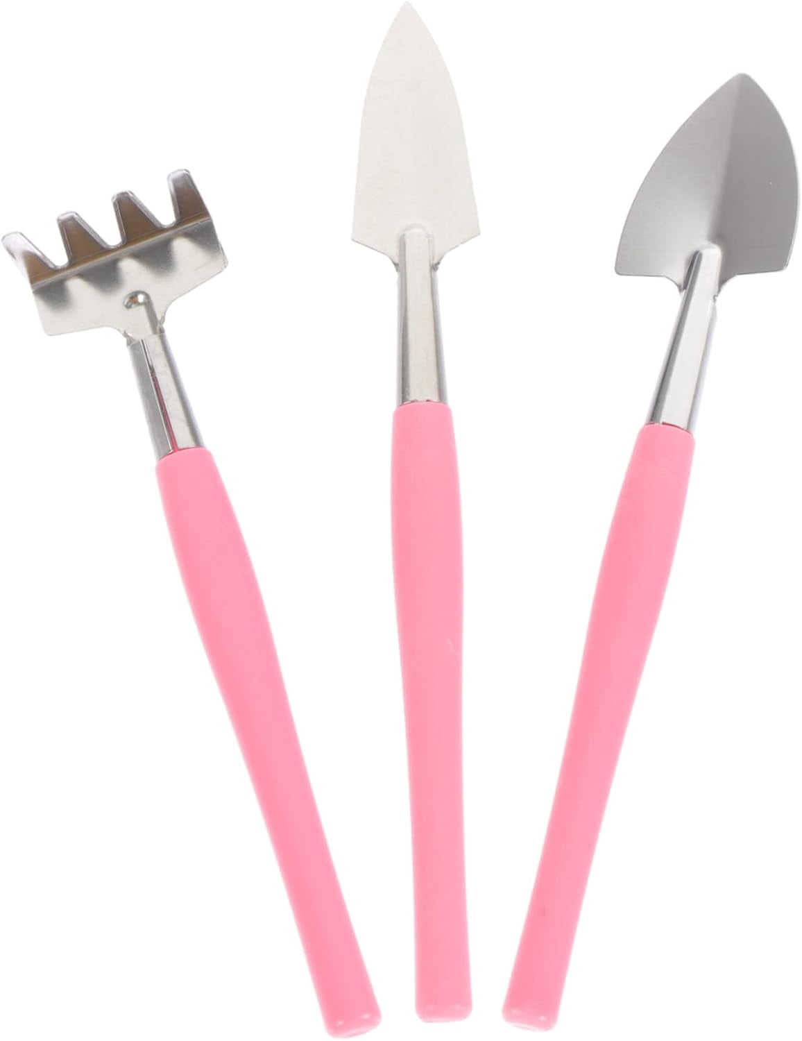 Wellsay Gardening Trowels Art Shovels 3-Piece Stainless Steel Gardening ...