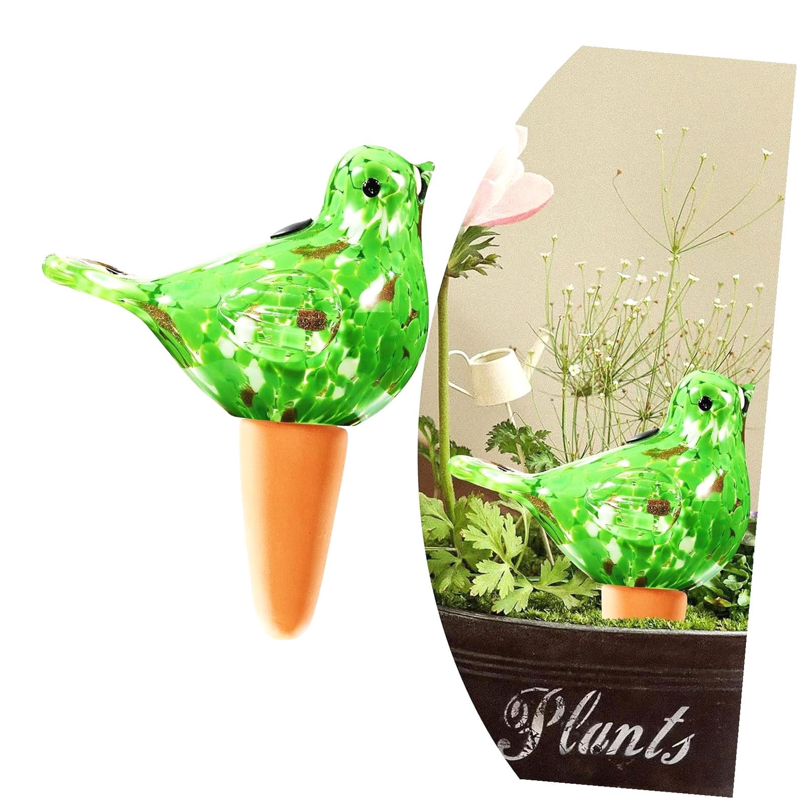 Wellsay Glass Bird Shaped Plant Watering Ball Glass Automatic Watering ...