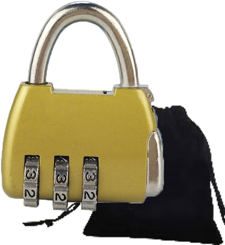 Wellsay Golden Outdoor Suitcase Cabinets Case Locks - 3 Digit ...
