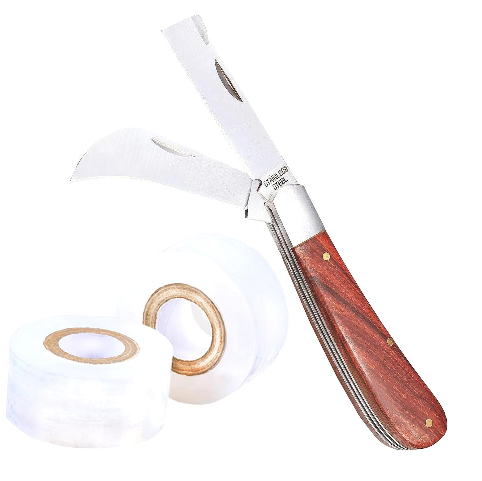 Wellsay Grafting Knife With 2 Blades & 2 Tapes - Stainless Steel ...