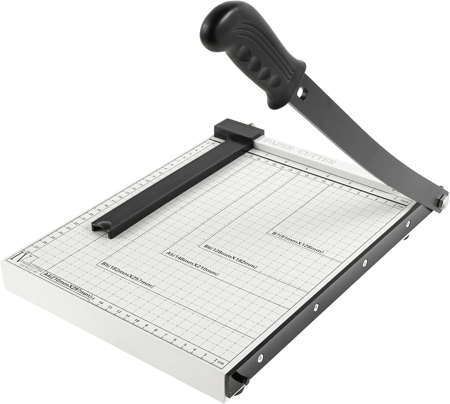 Wellsay Guillotine Paper Cutter, Guillotine Trimmer, Heavy Duty Paper ...