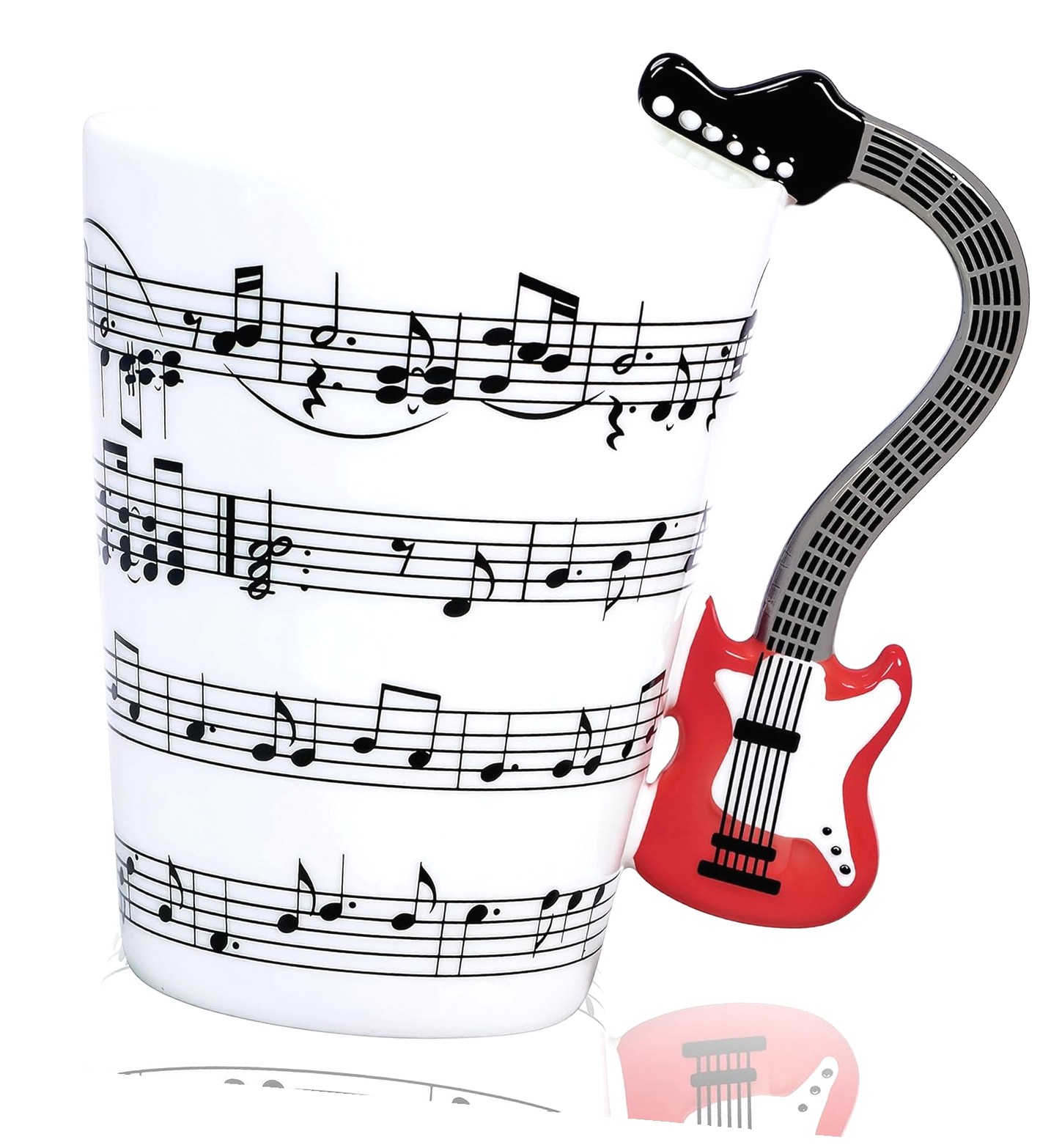 Wellsay Guitar Mug Guitar for Guitar Players Musician 13.5 oz Guitar ...