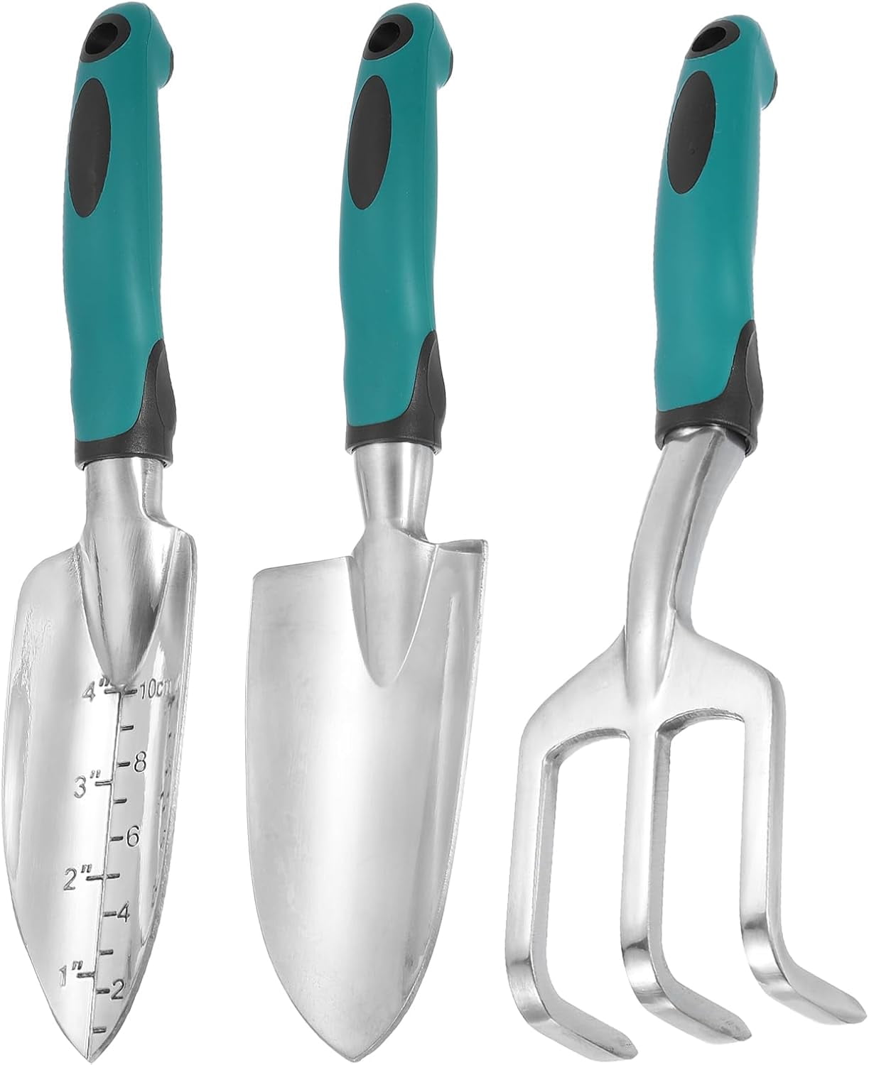 Wellsay HARNGTON 3pcs Garden Tools Set Metal Garden Hand Shovels and ...