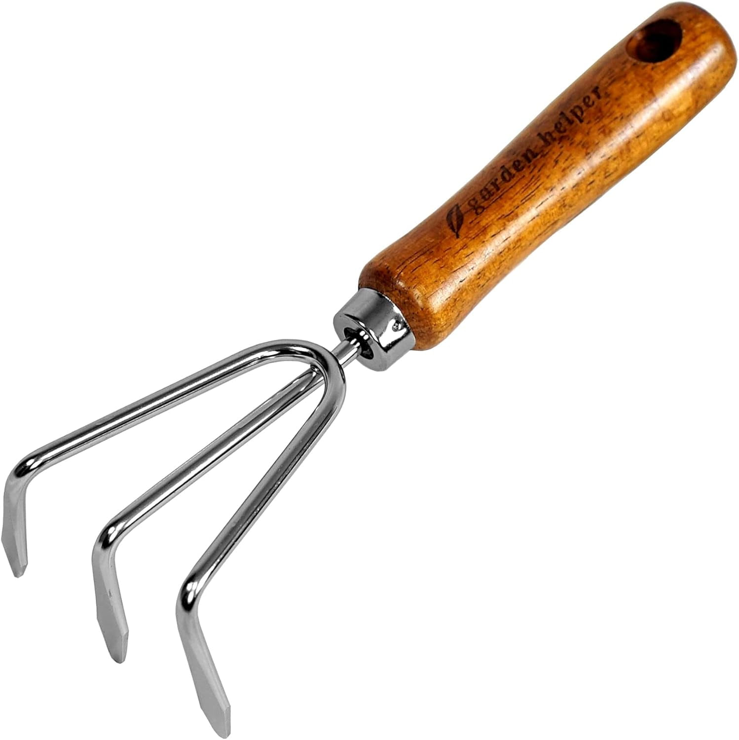 Wellsay Hand Cultivator Garden Tool Heavy Duty Japanese Steel with Wood ...