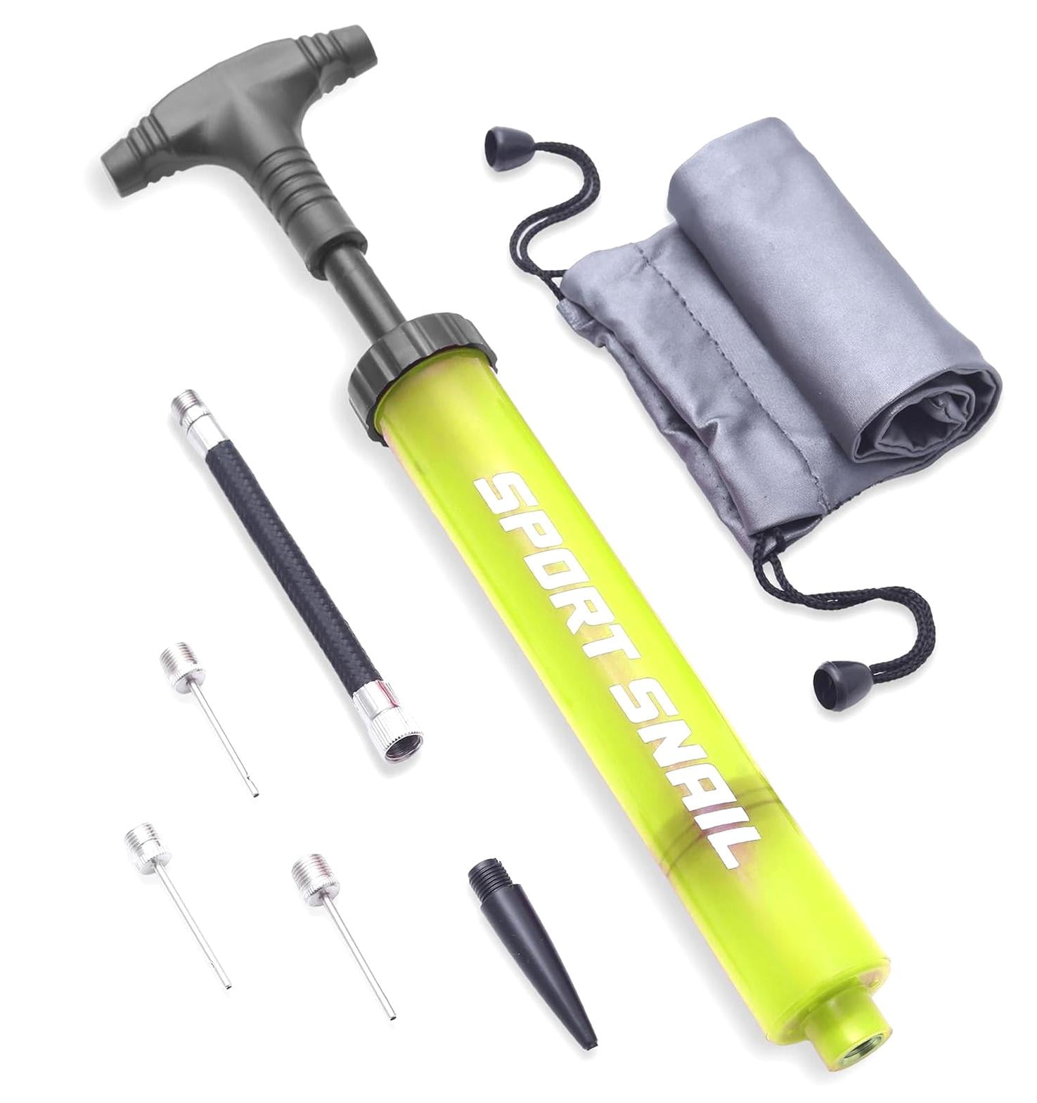 Wellsay Hand Pump for Balls - Portable Air Pump with 3 Needles and ...