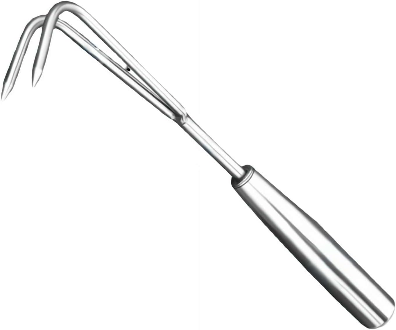 Wellsay Hand Rake,Heavy Duty Gardening Hand Tool, Stainless Steel ...