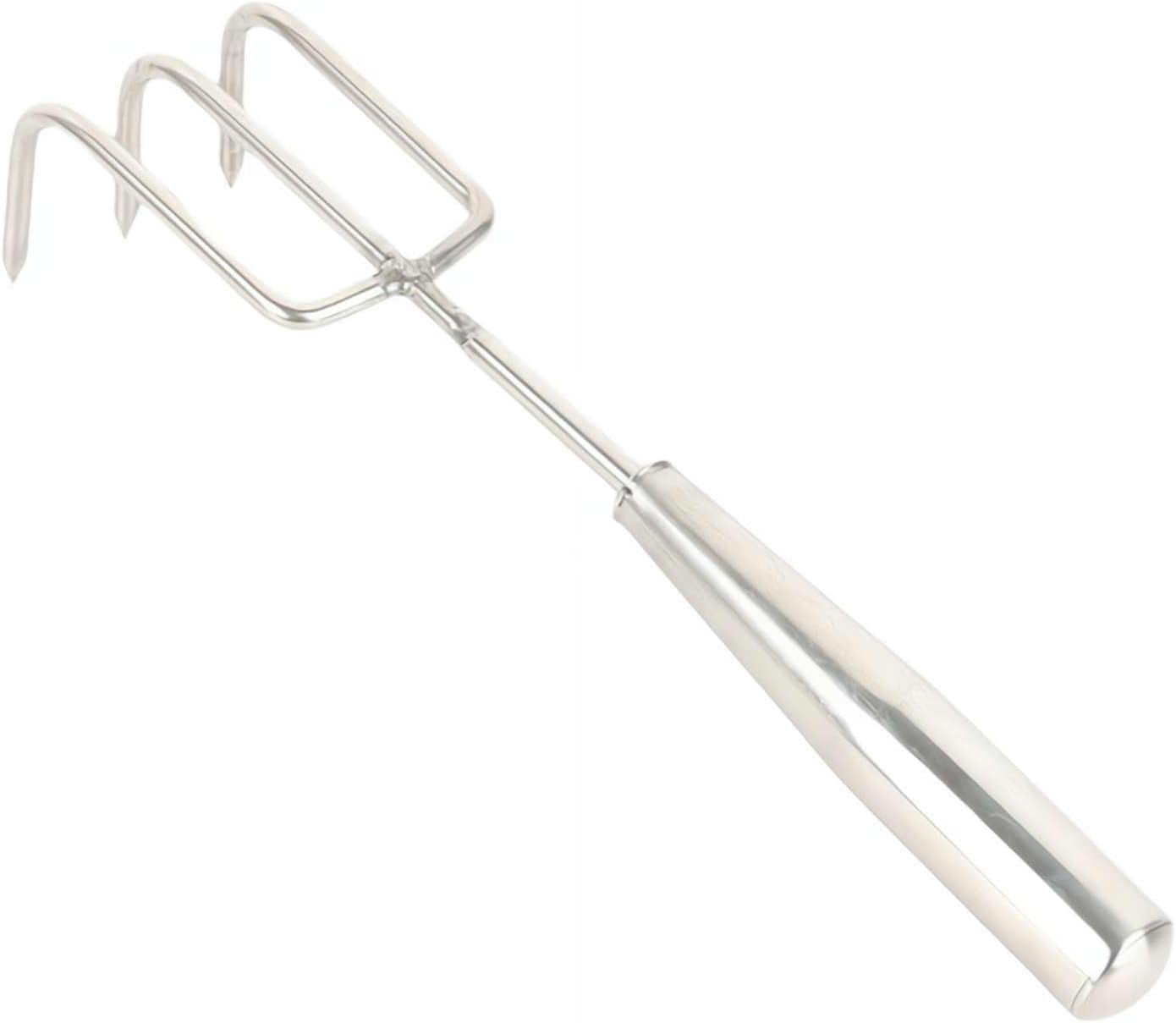 Wellsay Hand Rake,Heavy Duty Gardening Hand Tool, Stainless Steel ...