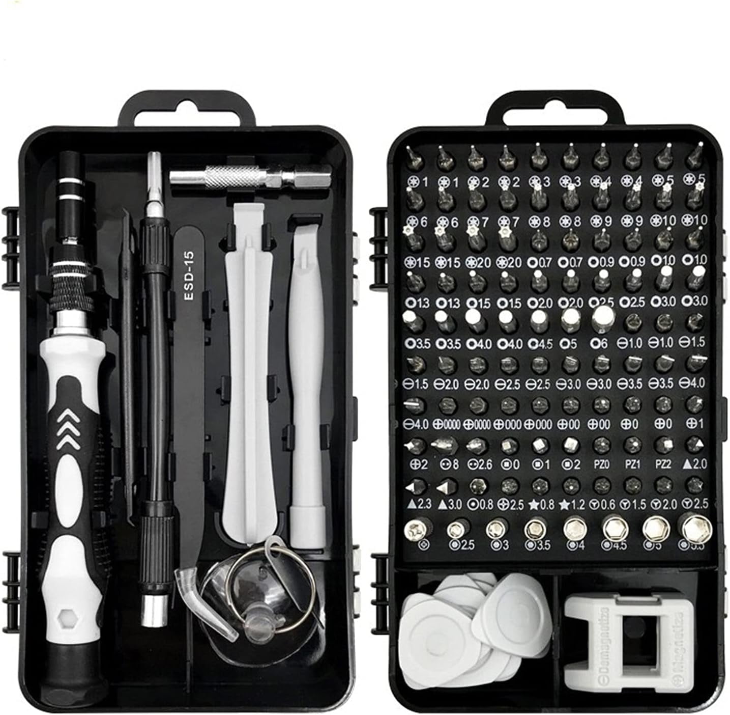 Wellsay Hand Tool Set 115 in 1 Hand Tool Screwdriver Repair Tool Kit Phone Repair Screwdriver ...