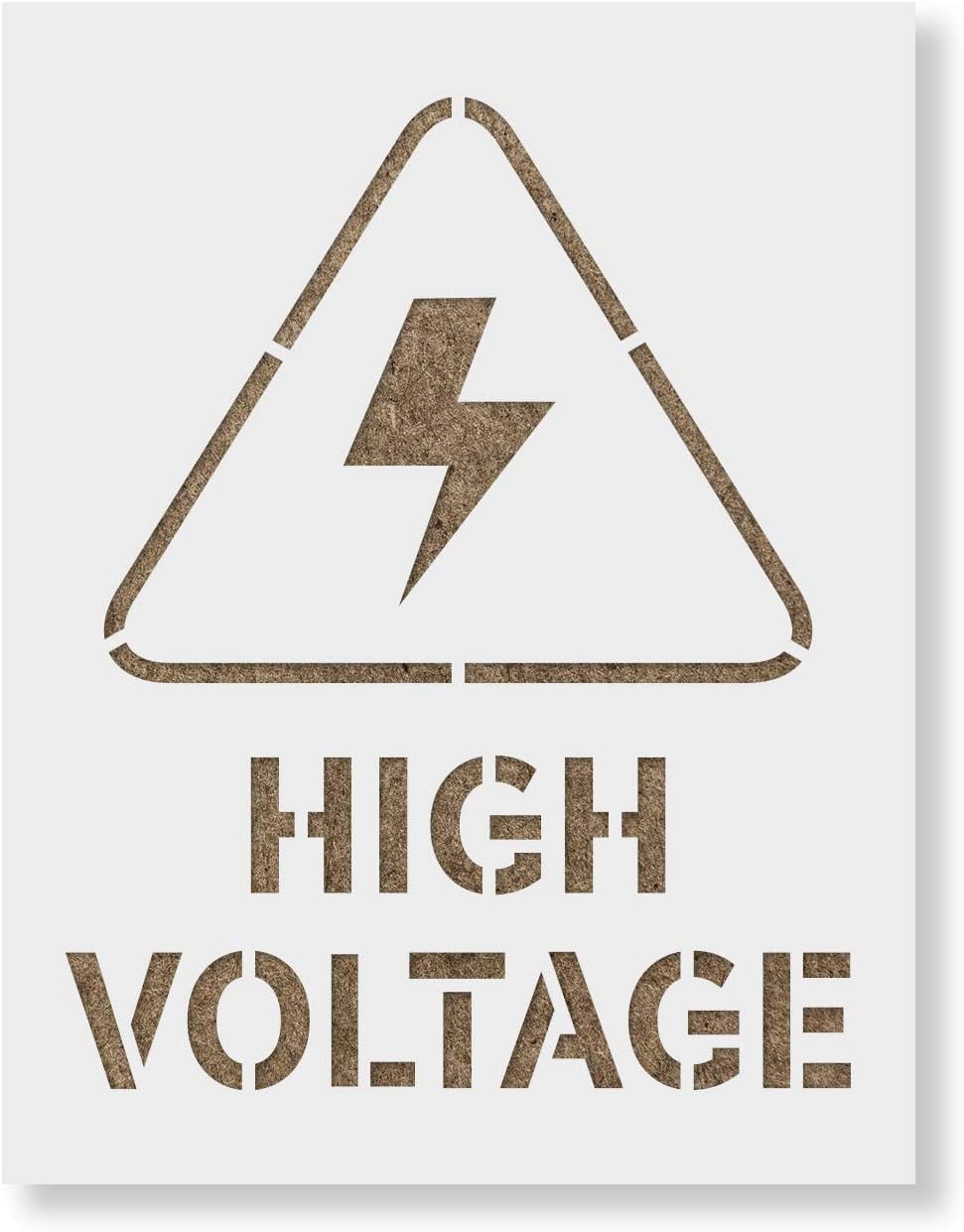 Wellsay High Voltage Symbol Stencil - Precision Industrial Designs with ...