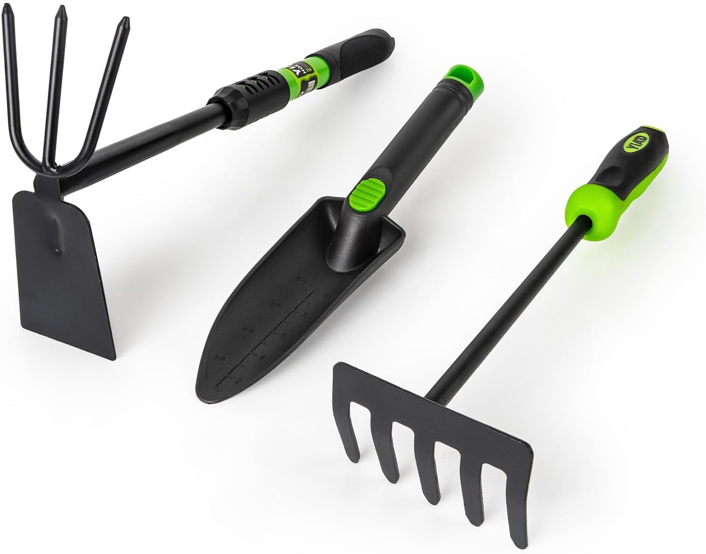 Wellsay Hoe Garden Tool Set, 3 Piece Handheld Gardening Tools includs ...