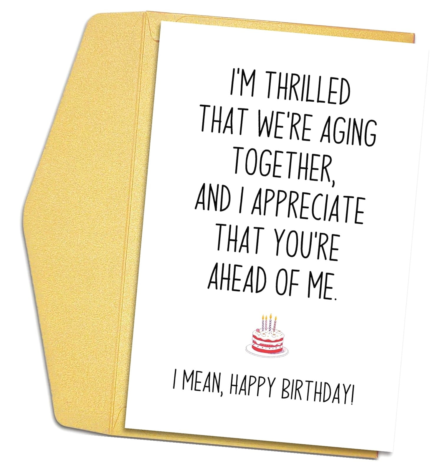 Wellsay Humorous Birthday Greeting Card for , Birthday Card for ...