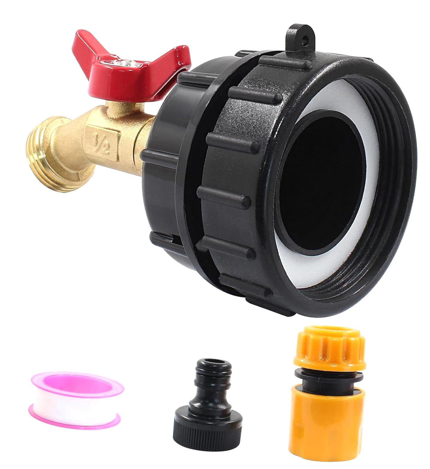 Wellsay IBC Tote Adapter Water Tank Fittings - 2.36" Coarse Thread ...