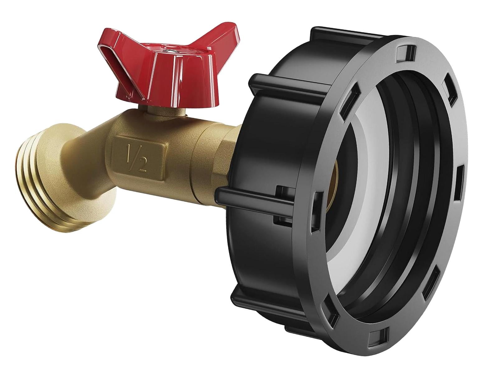 Wellsay IBC Tote Fittings, IBC Tank Connector 2" Fine Thread (NPT Fine ...