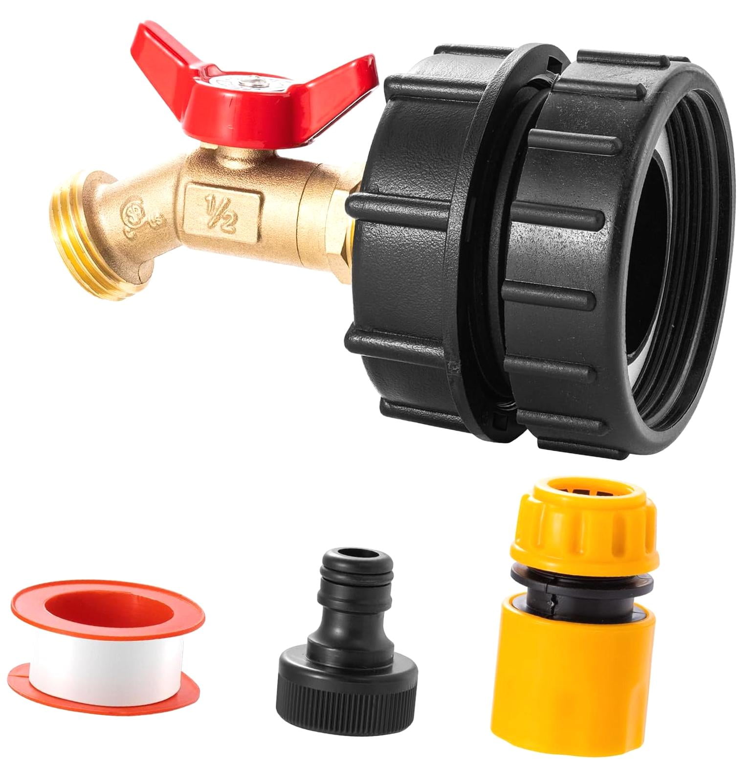 Wellsay IBC Tote Fittings, IBC Tote Valve, 2.44" Fine IBC Tote Tank ...