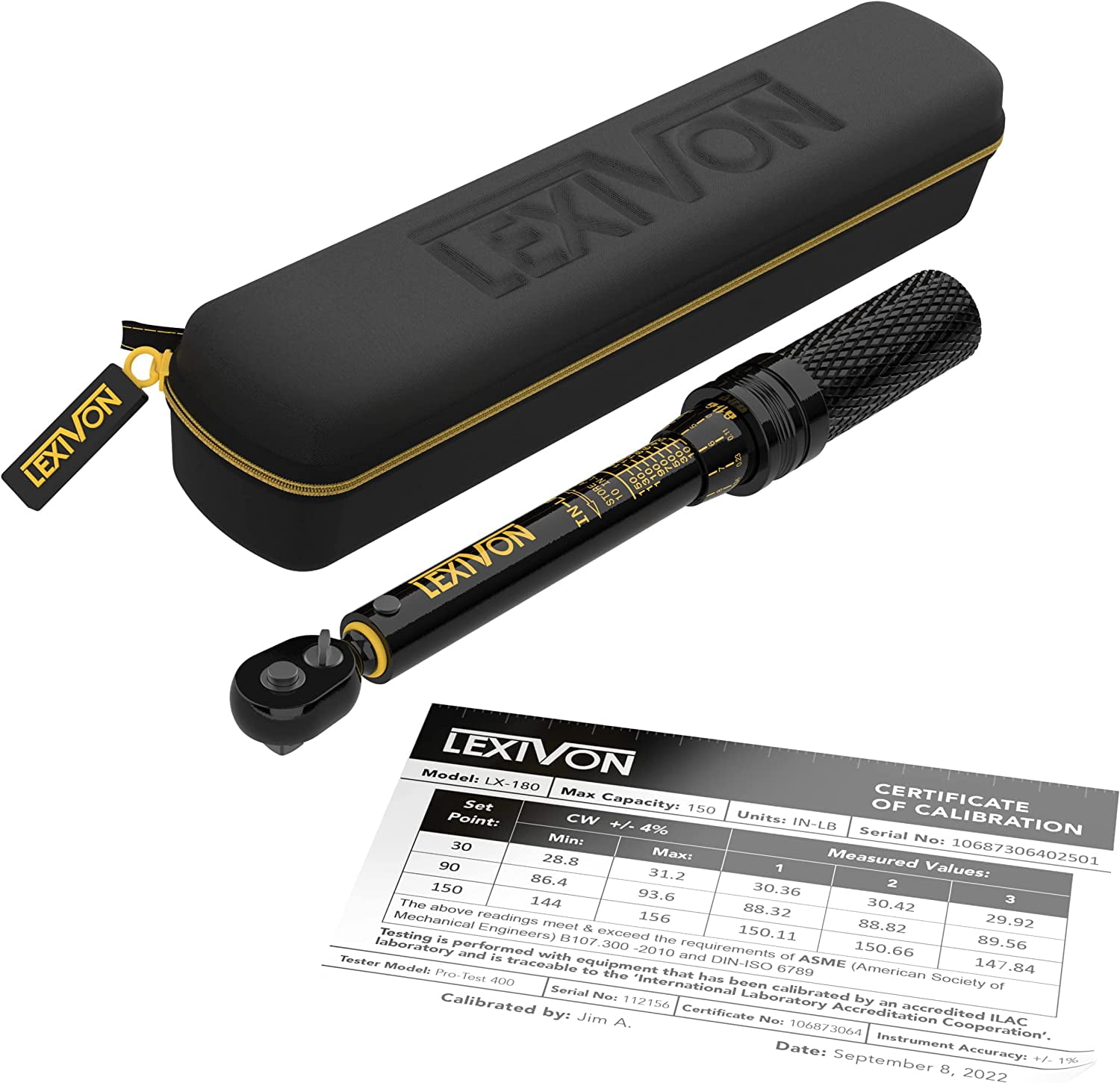 Wellsay Inch Pound Torque Wrench 1/4-Inch Dr. | 72-Tooth Gear Dual ...