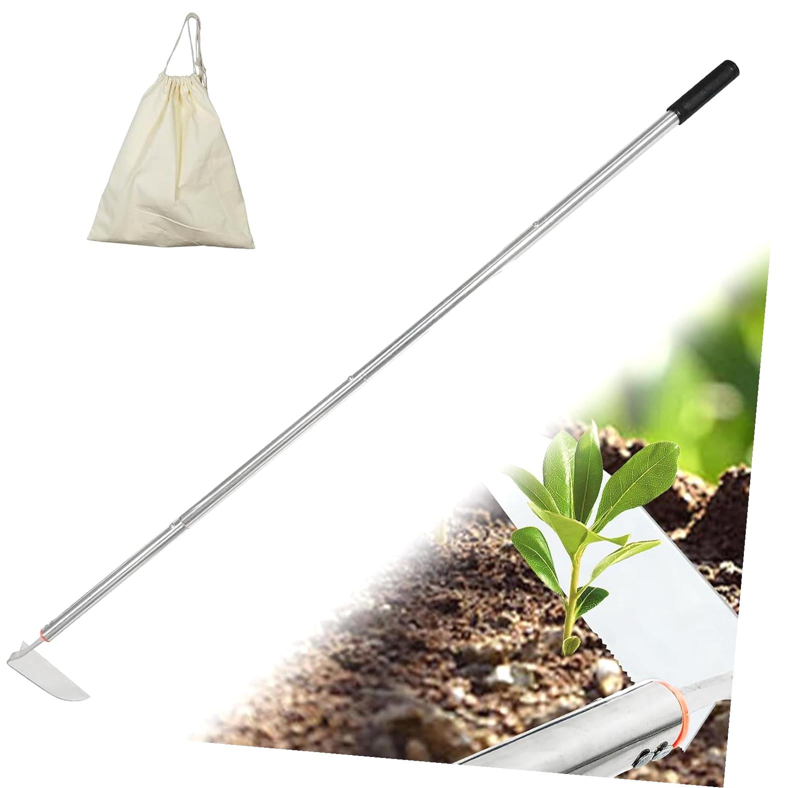 Wellsay Japanese Weeding Sickle Hoe - Adjustable Long Handle Standing ...