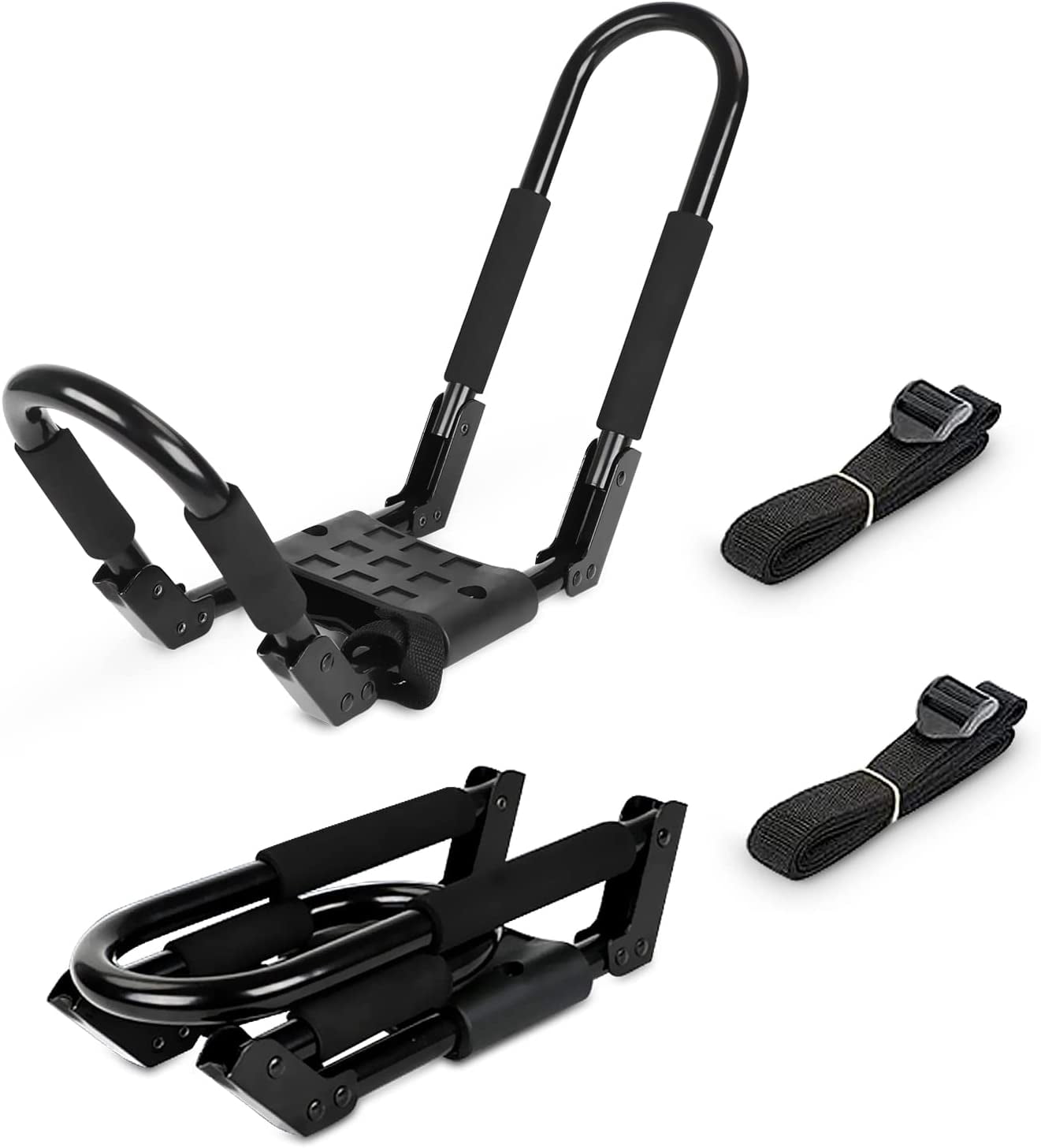 Wellsay Kayak Roof Rack Foldable Kayak Roof Carrier Rack for Car, SUV ...