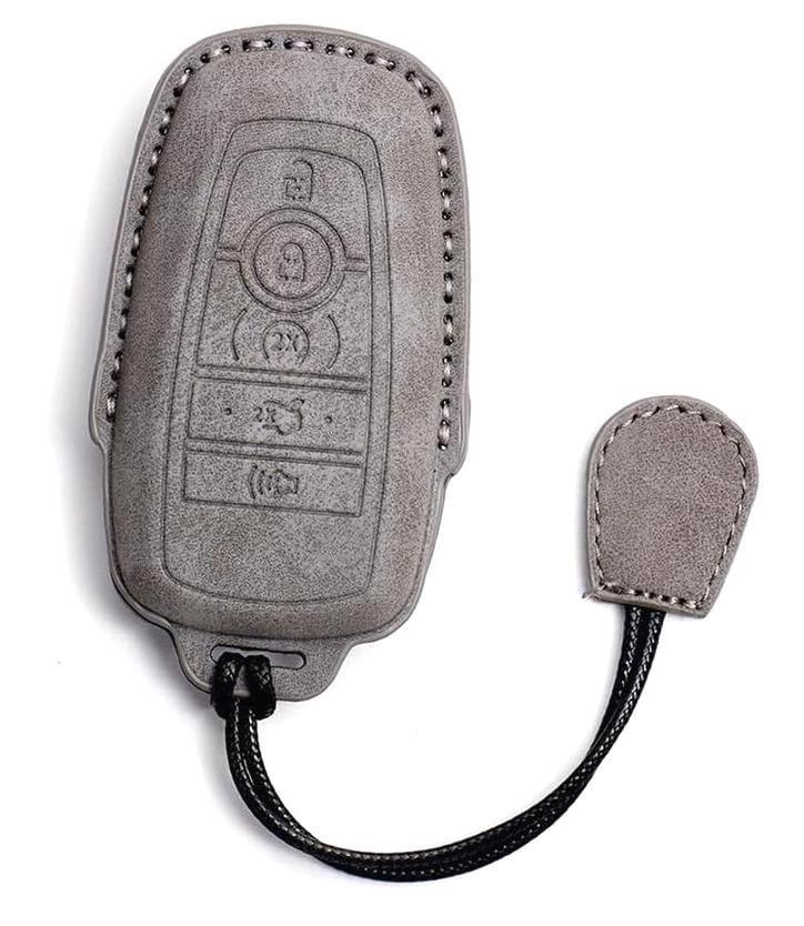 Wellsay Key Fob Cover Case Shell with Keychain for Transit F150 F250 ...